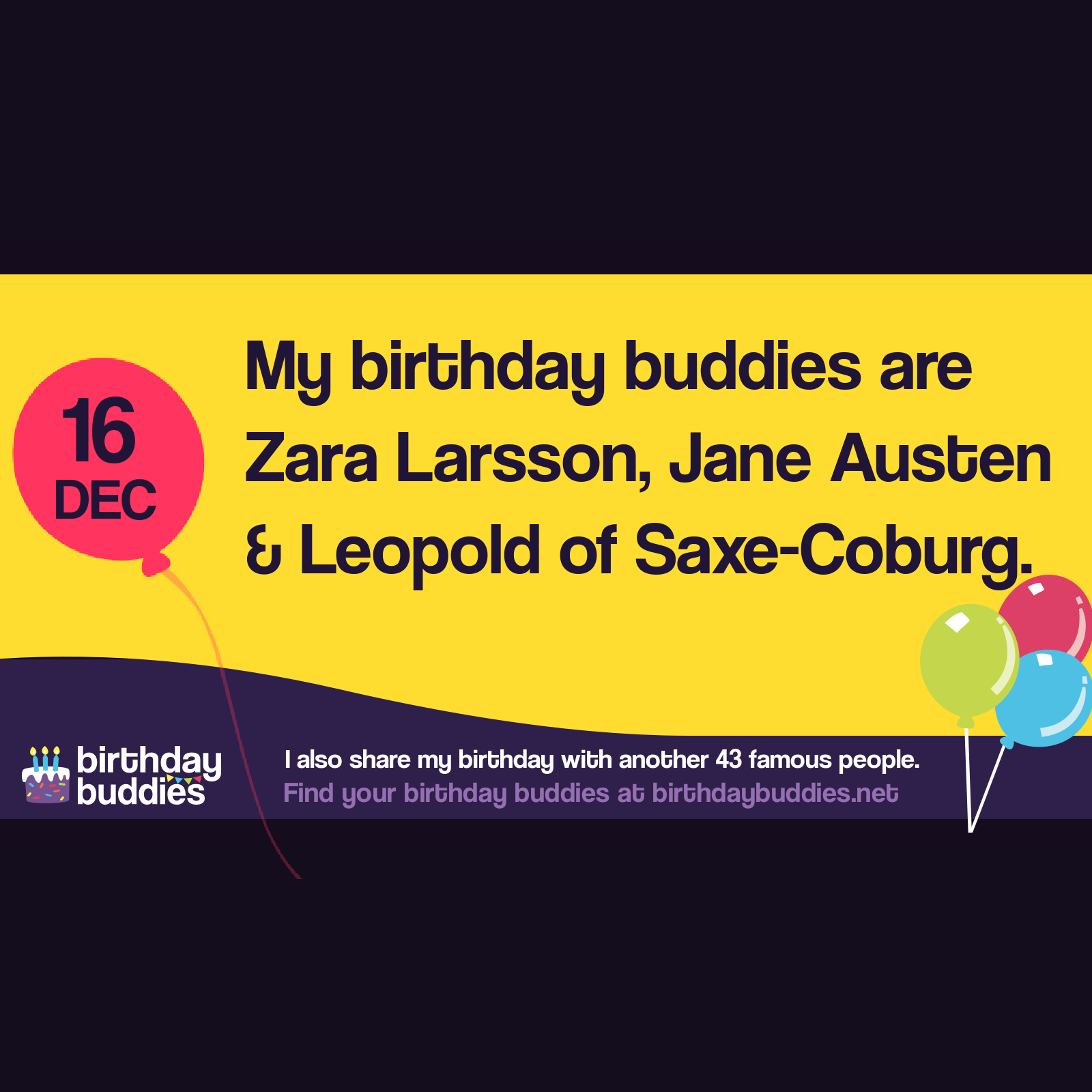 Famous Birthdays On 16th December | Celebrities Born On 16th December
