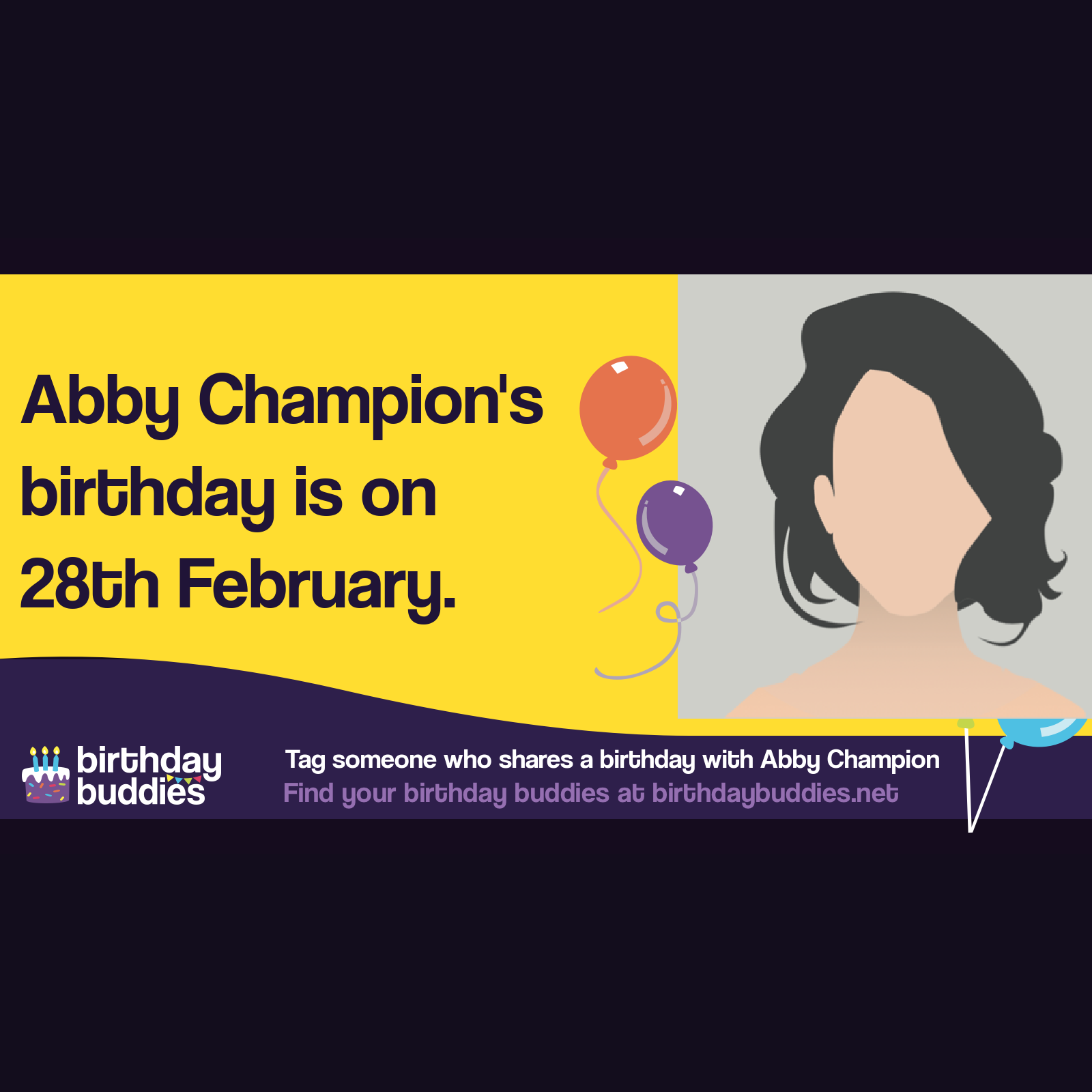 Abby Champion's birthday is 28th February 1997
