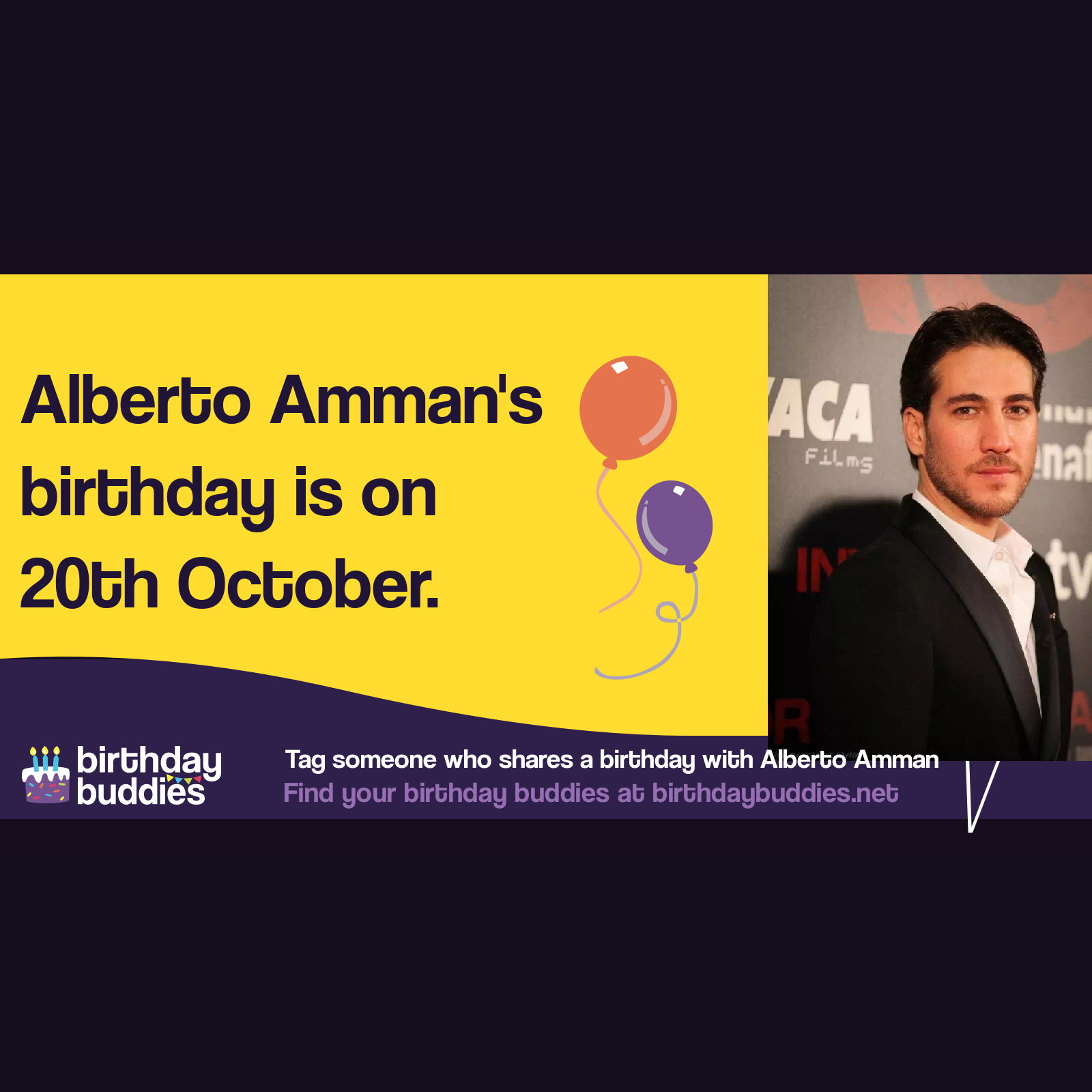 Alberto Amman's birthday is 20th October 1978