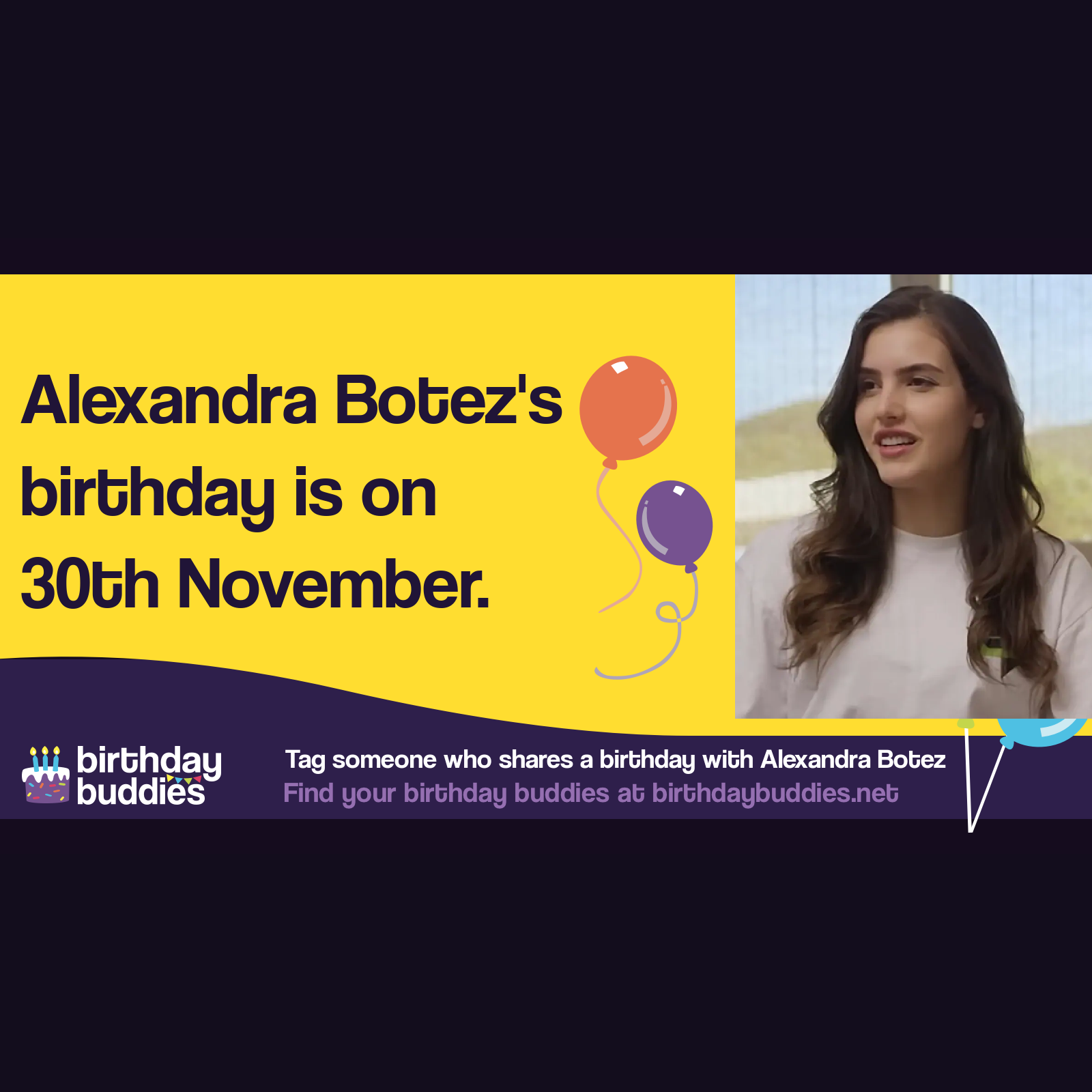 Alexandra Botez's birthday is 30th November 1994
