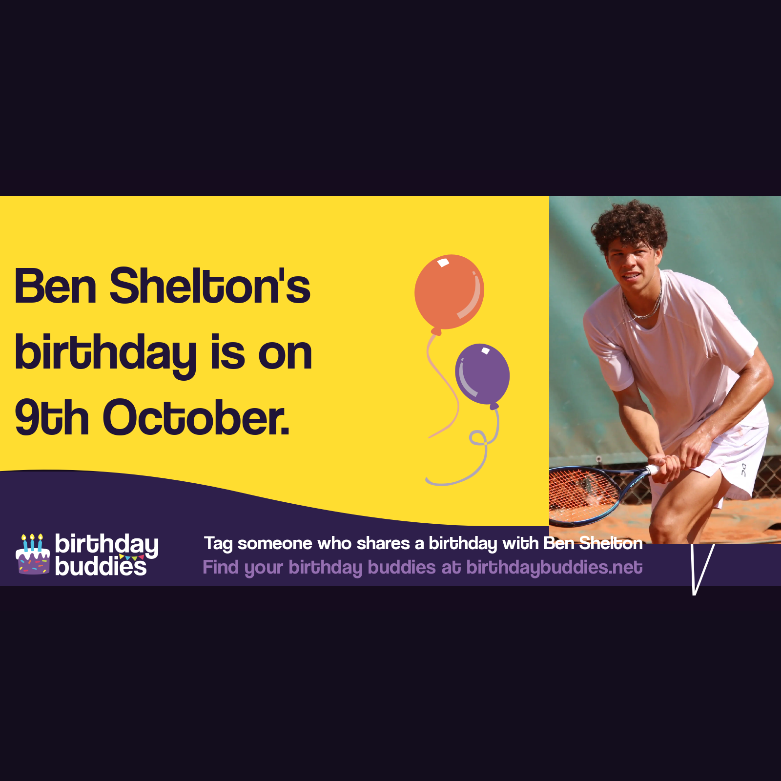 Ben Shelton's birthday is 9th October 2002