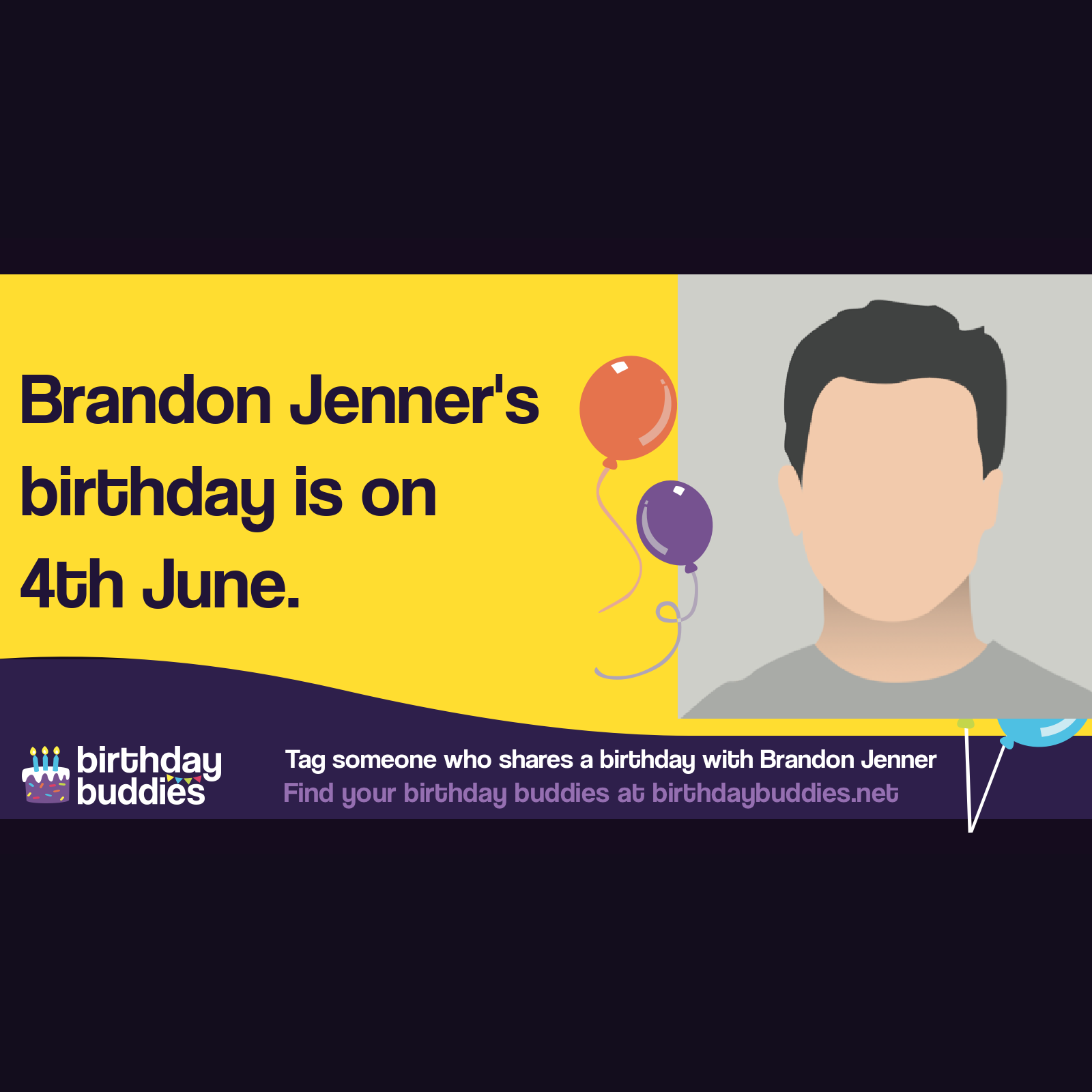 Brandon Jenner's birthday is 4th June 1981