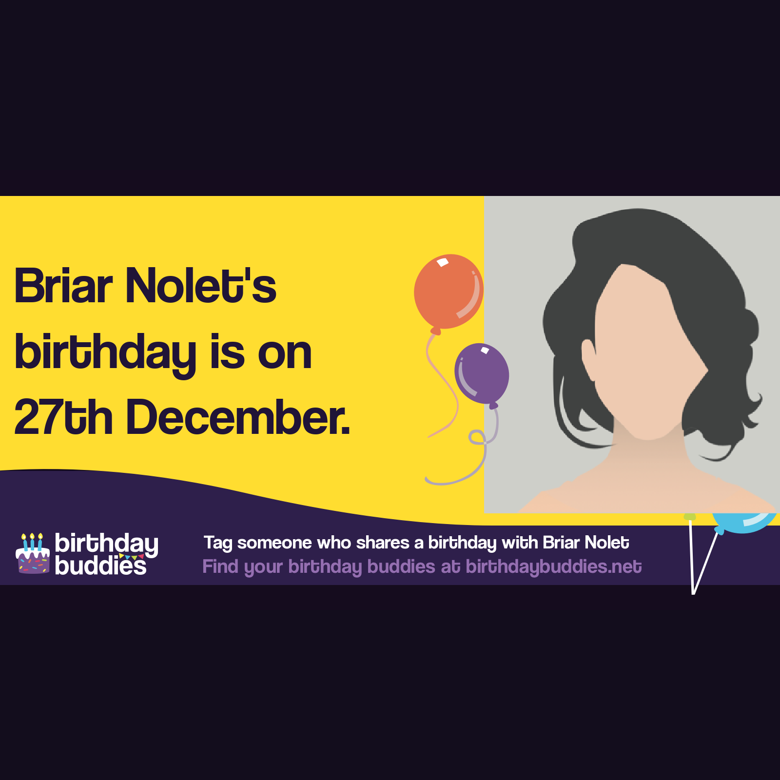 Briar Nolet's birthday is 27th December 1998