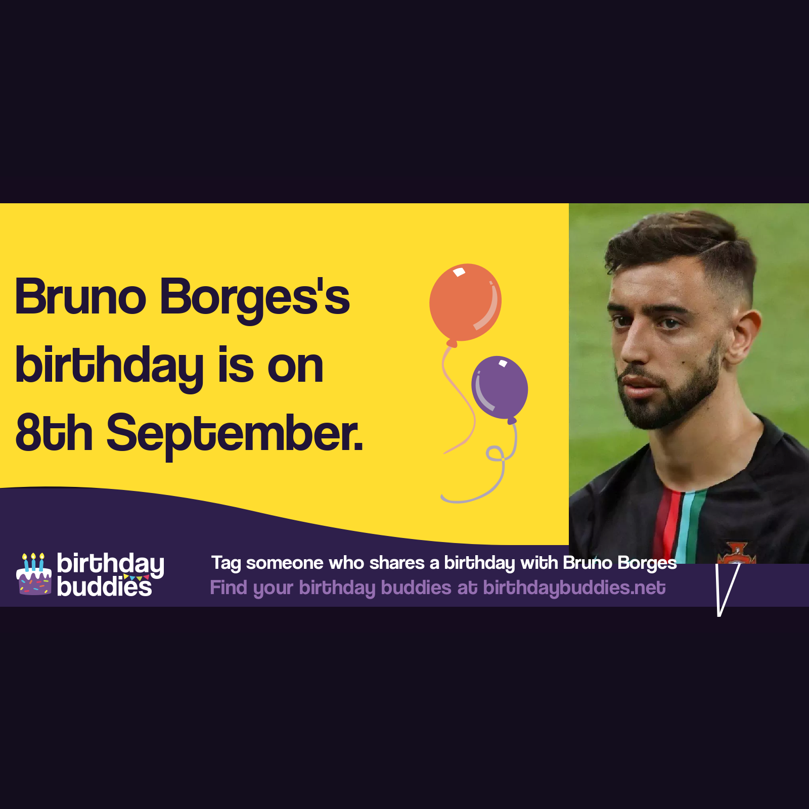 Bruno Borges's birthday is 8th September 1994
