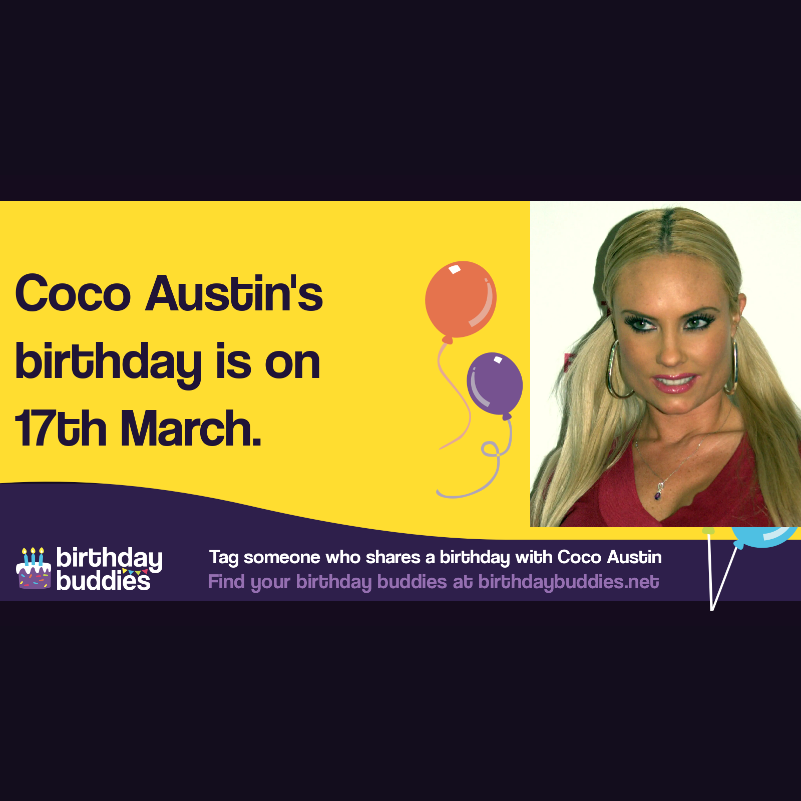 Coco Austin's birthday is 17th March 1979
