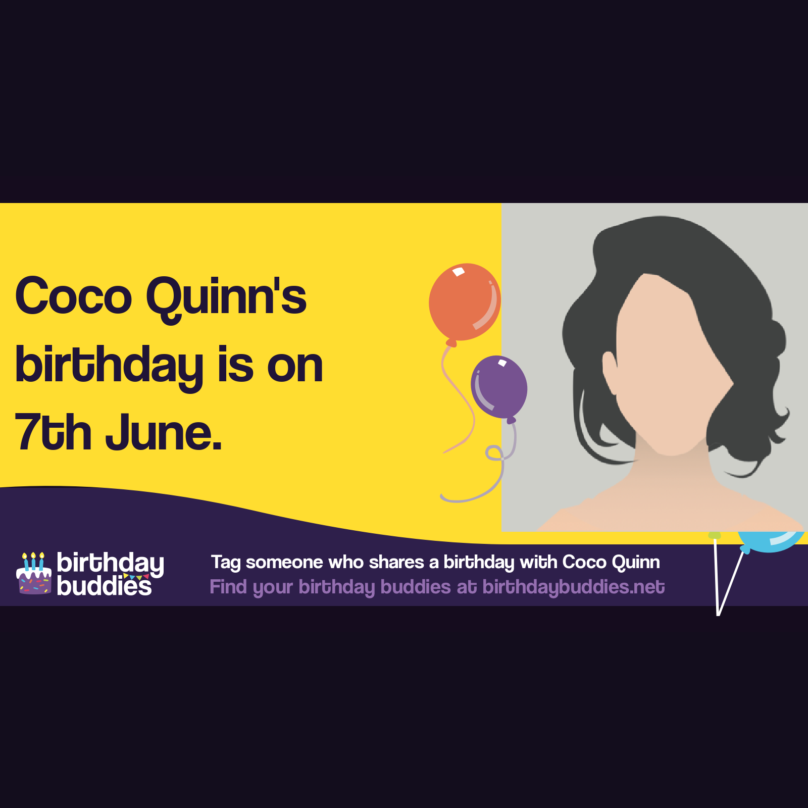 Coco Quinn's birthday is 7th June 2008