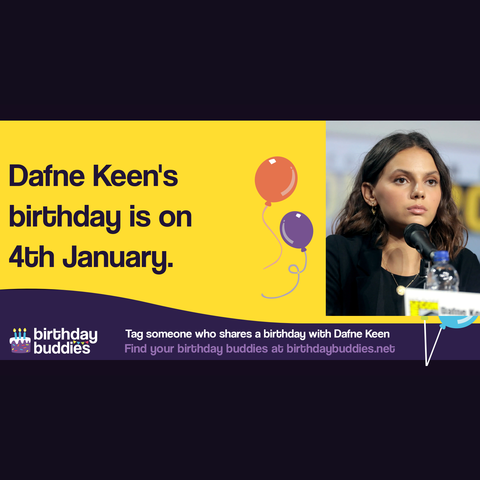 Dafne Keens Birthday Is 4th January 2005
