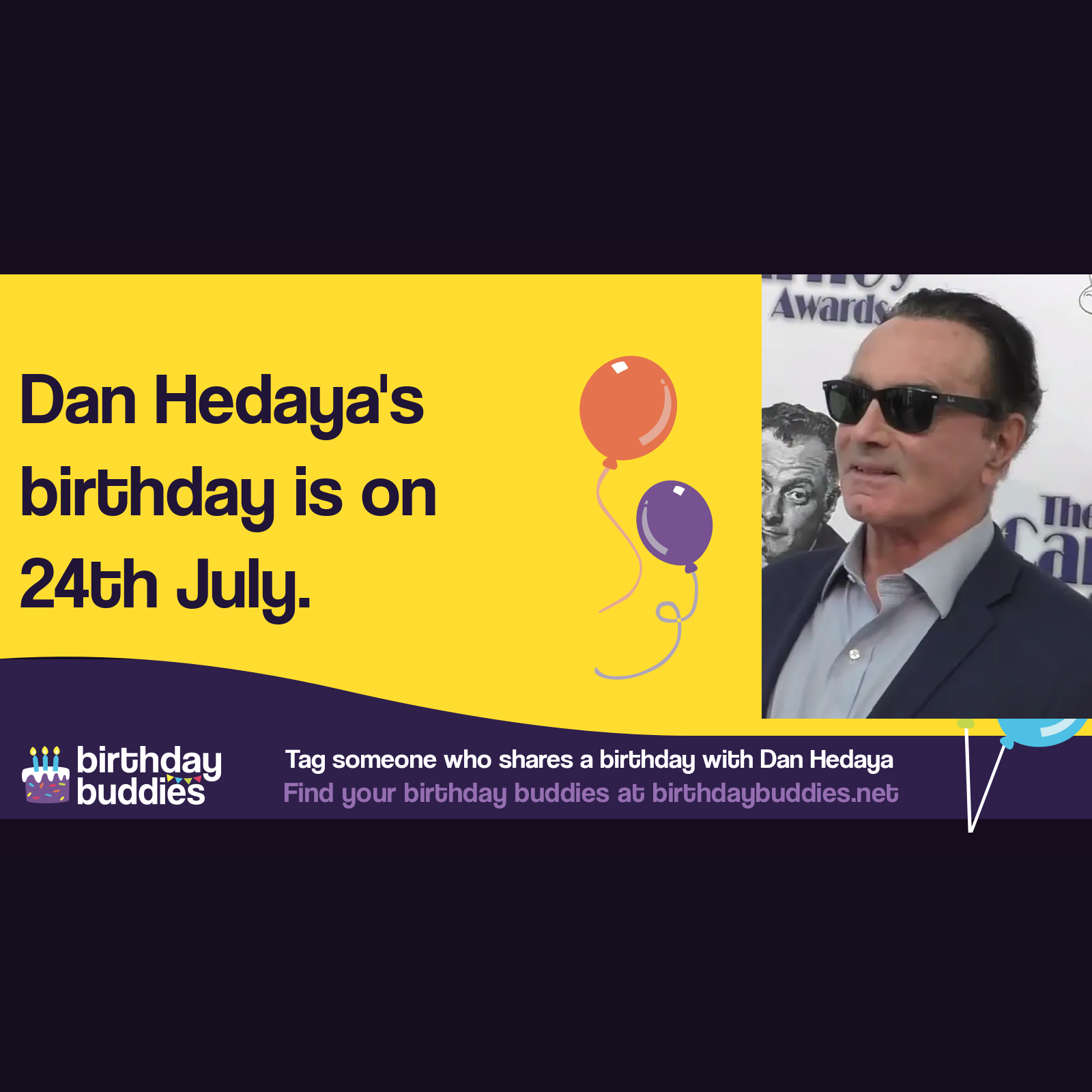 Dan Hedaya's birthday is 24th July 1940