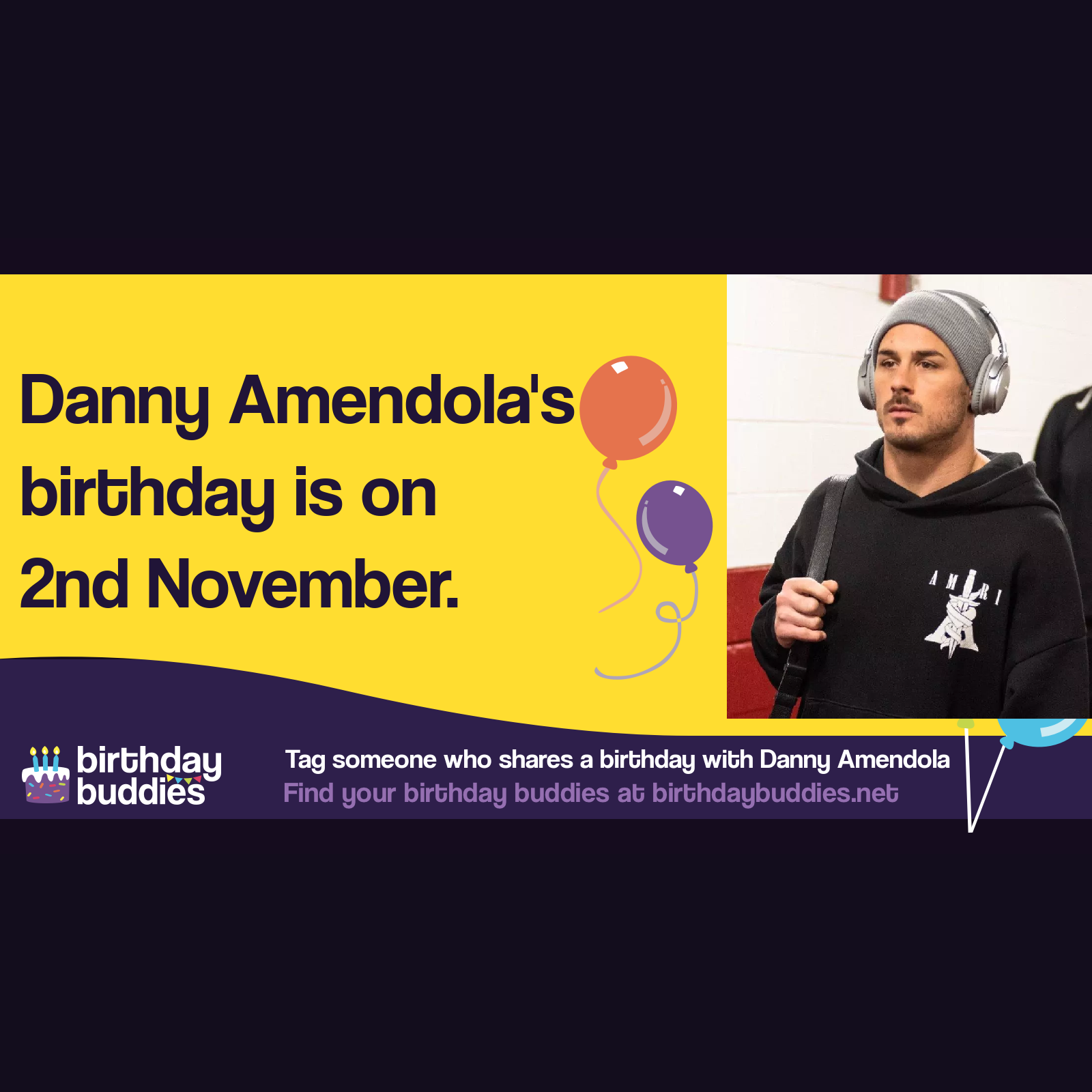Danny Amendola's birthday is 2nd November 1985
