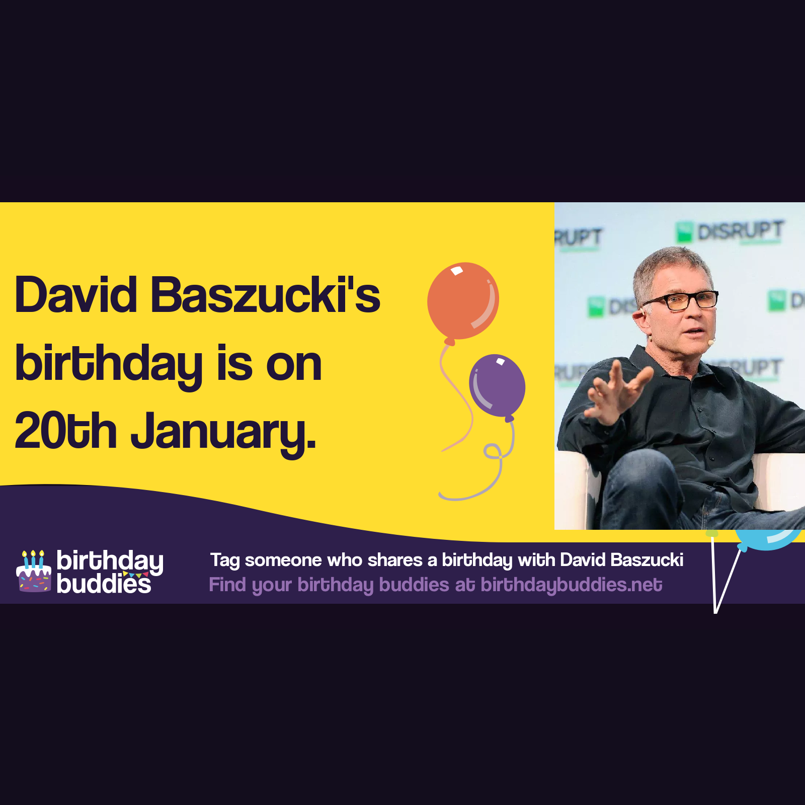 David Baszucki's birthday is 20th January 1963