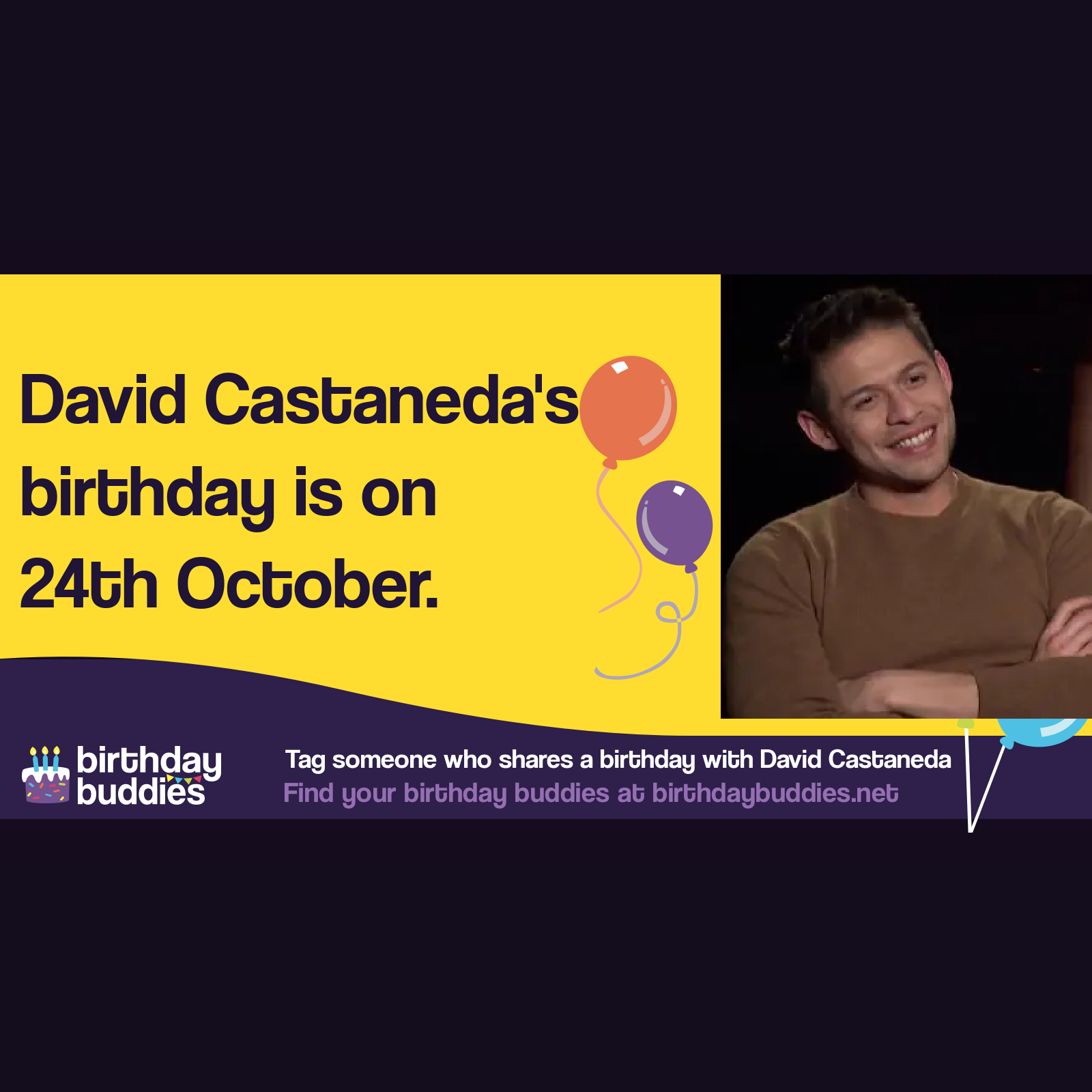 David Castañeda's birthday is 24th October 1989