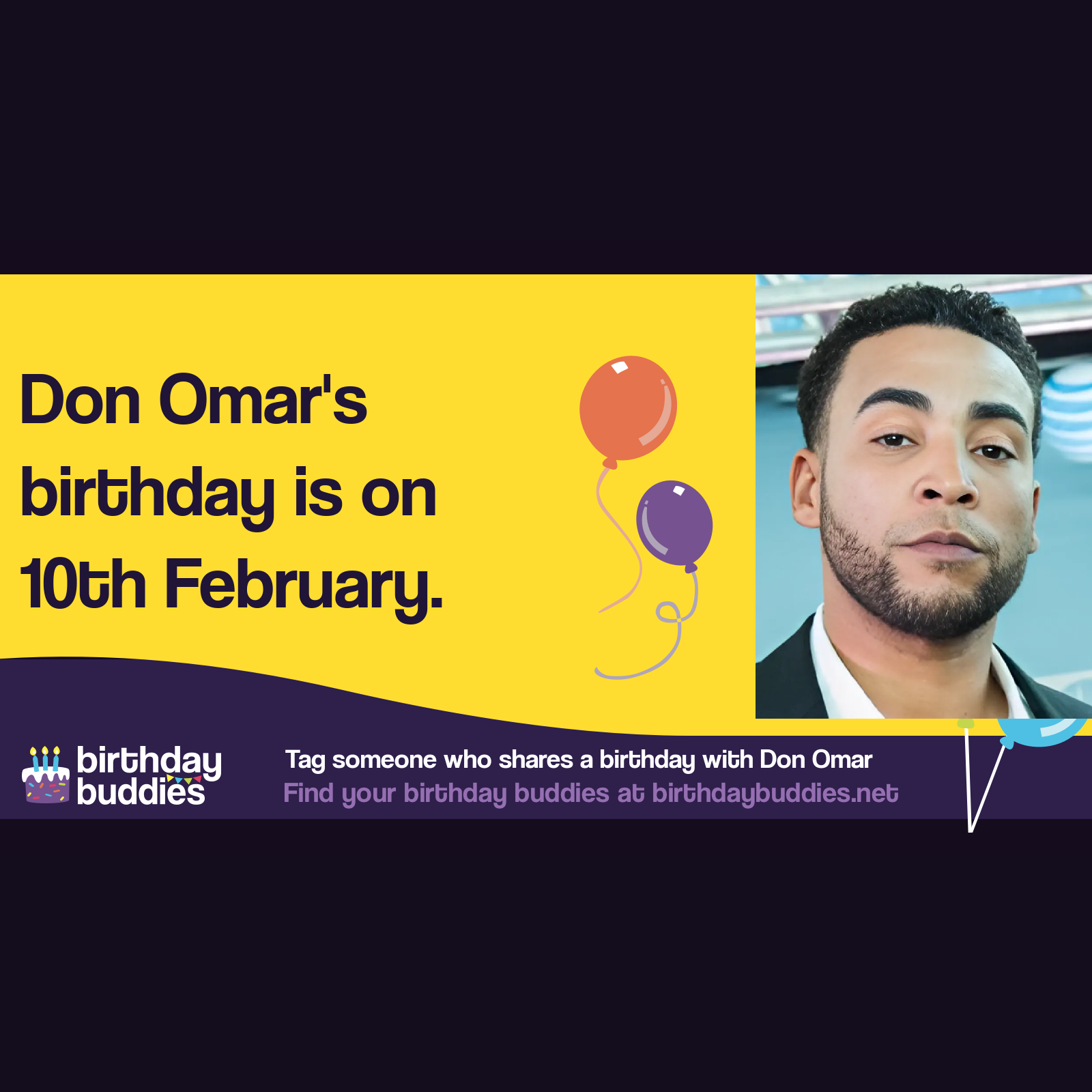 Don Omar's birthday is 10th February 1978