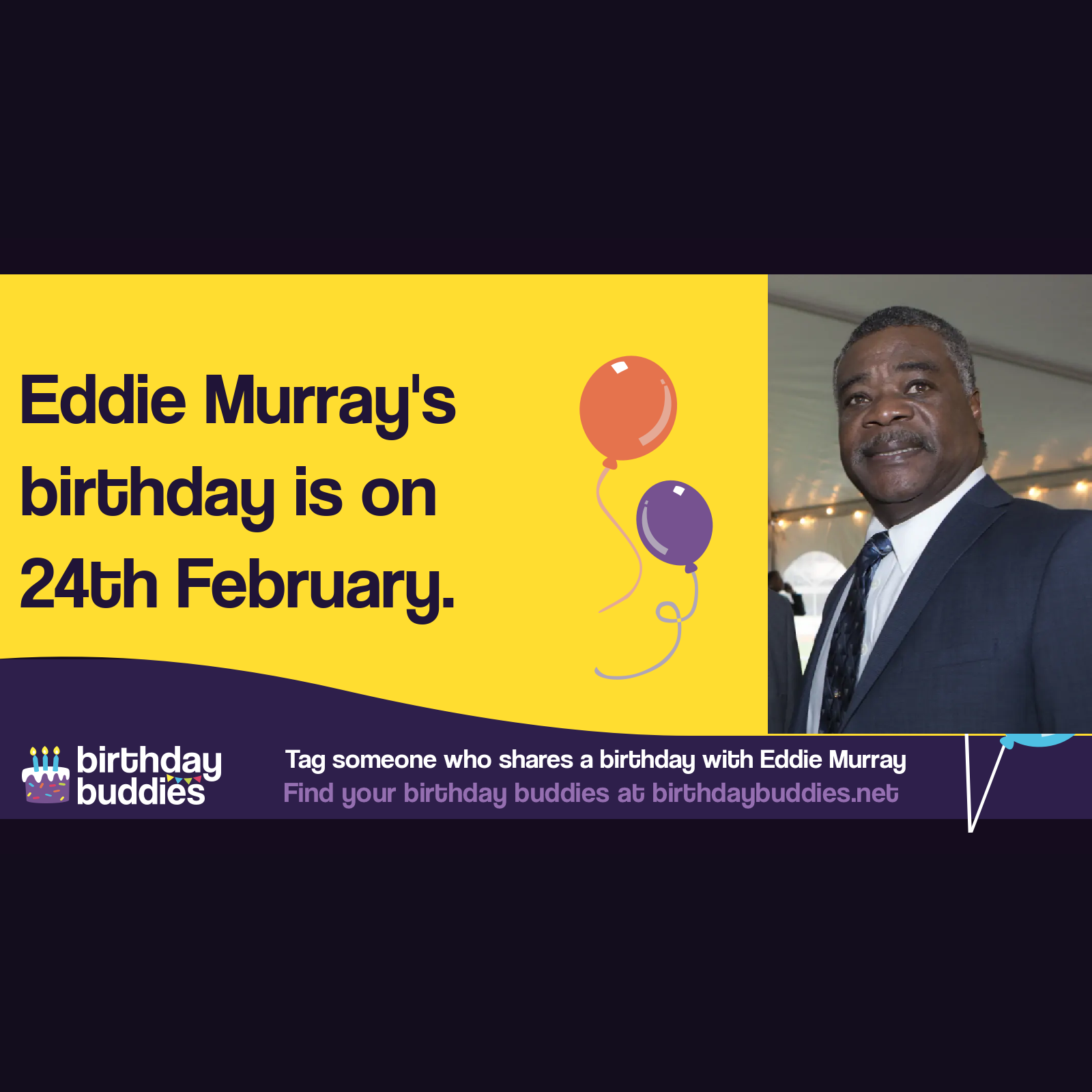 Eddie Murray's birthday is 24th February 1956