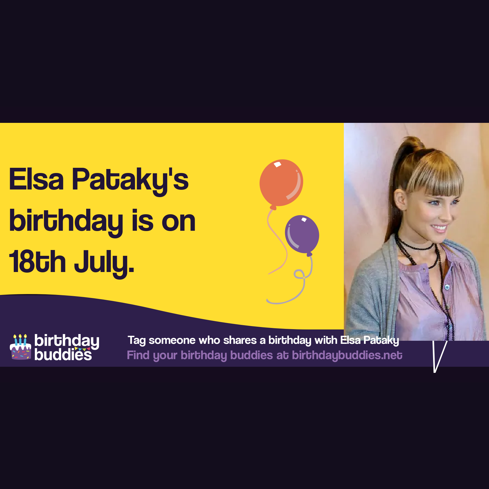 Elsa Pataky's birthday is 18th July 1976