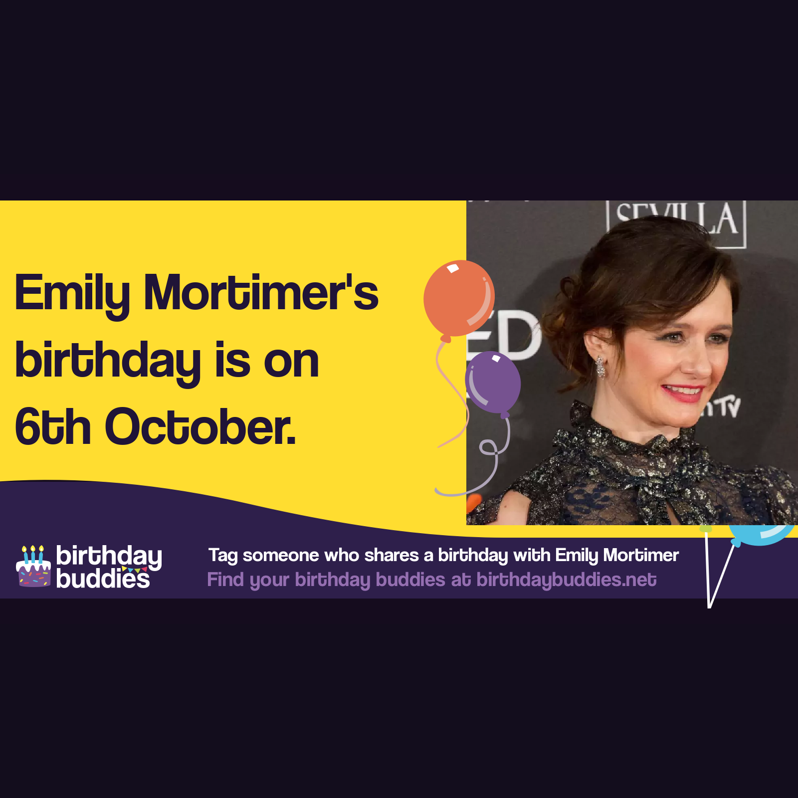 Emily Mortimers Birthday Is 1st December 1971