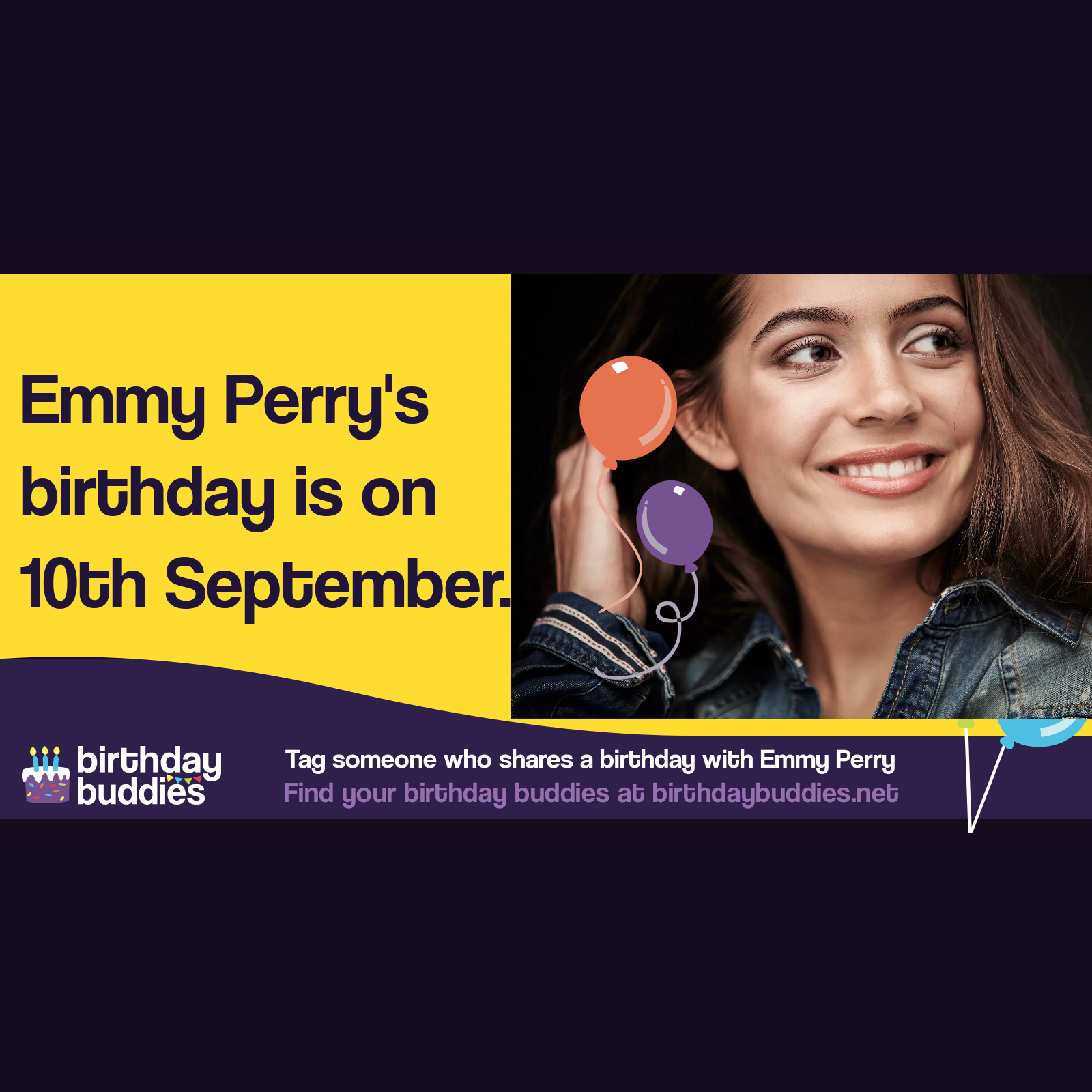 Emmy Perry's birthday is 10th September 2004