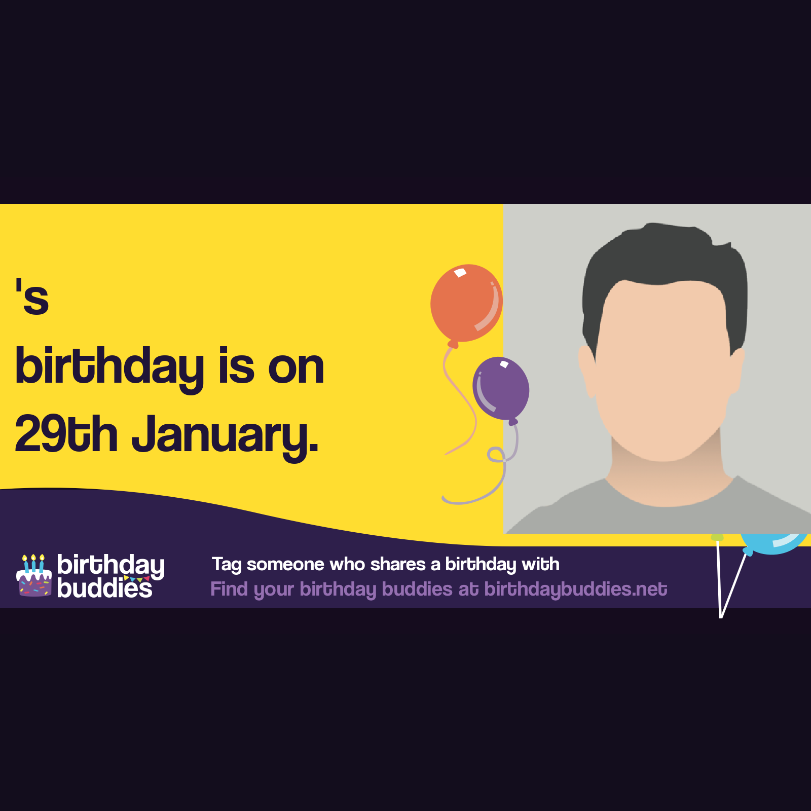 's birthday is 29th January 2005