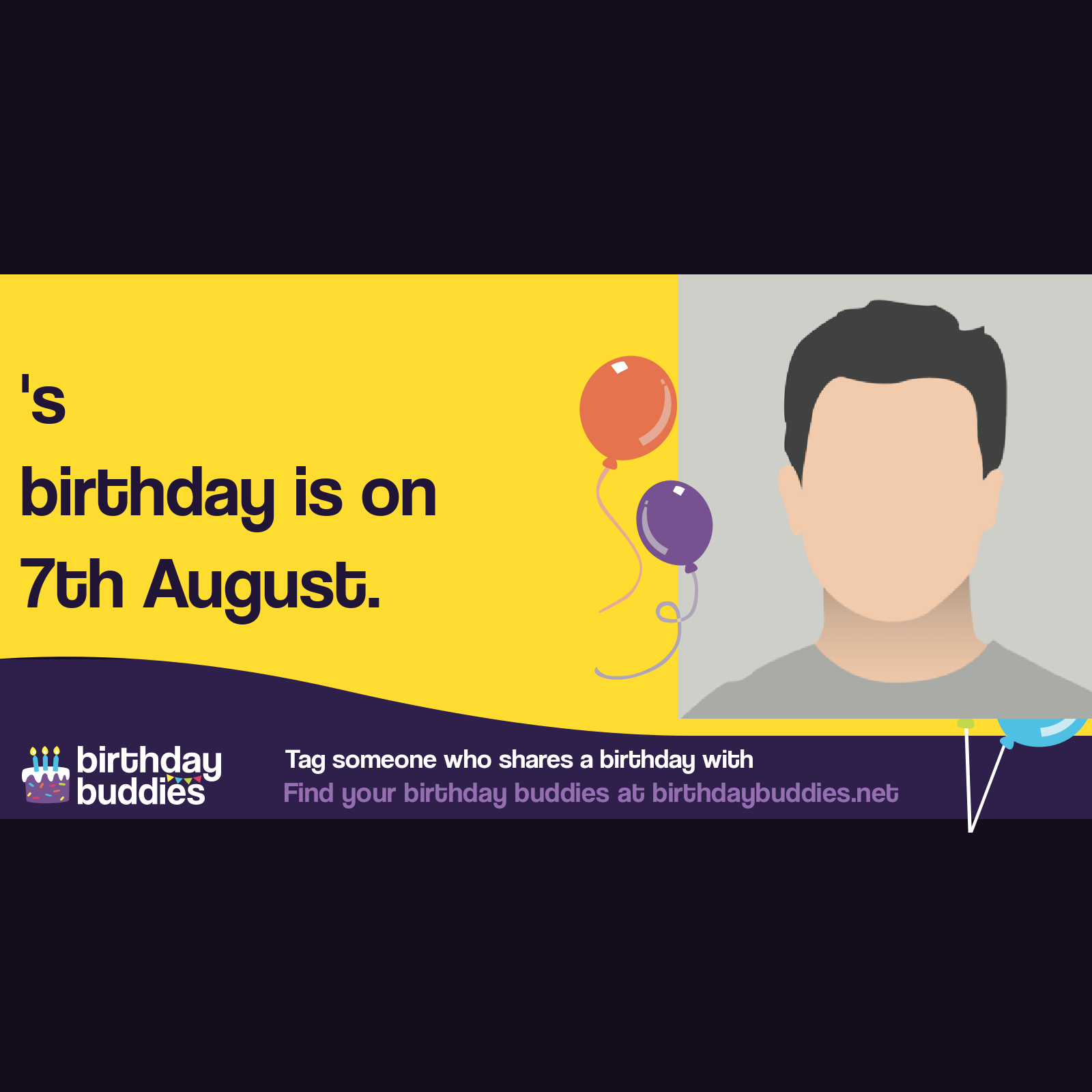 's birthday is 7th August 1995