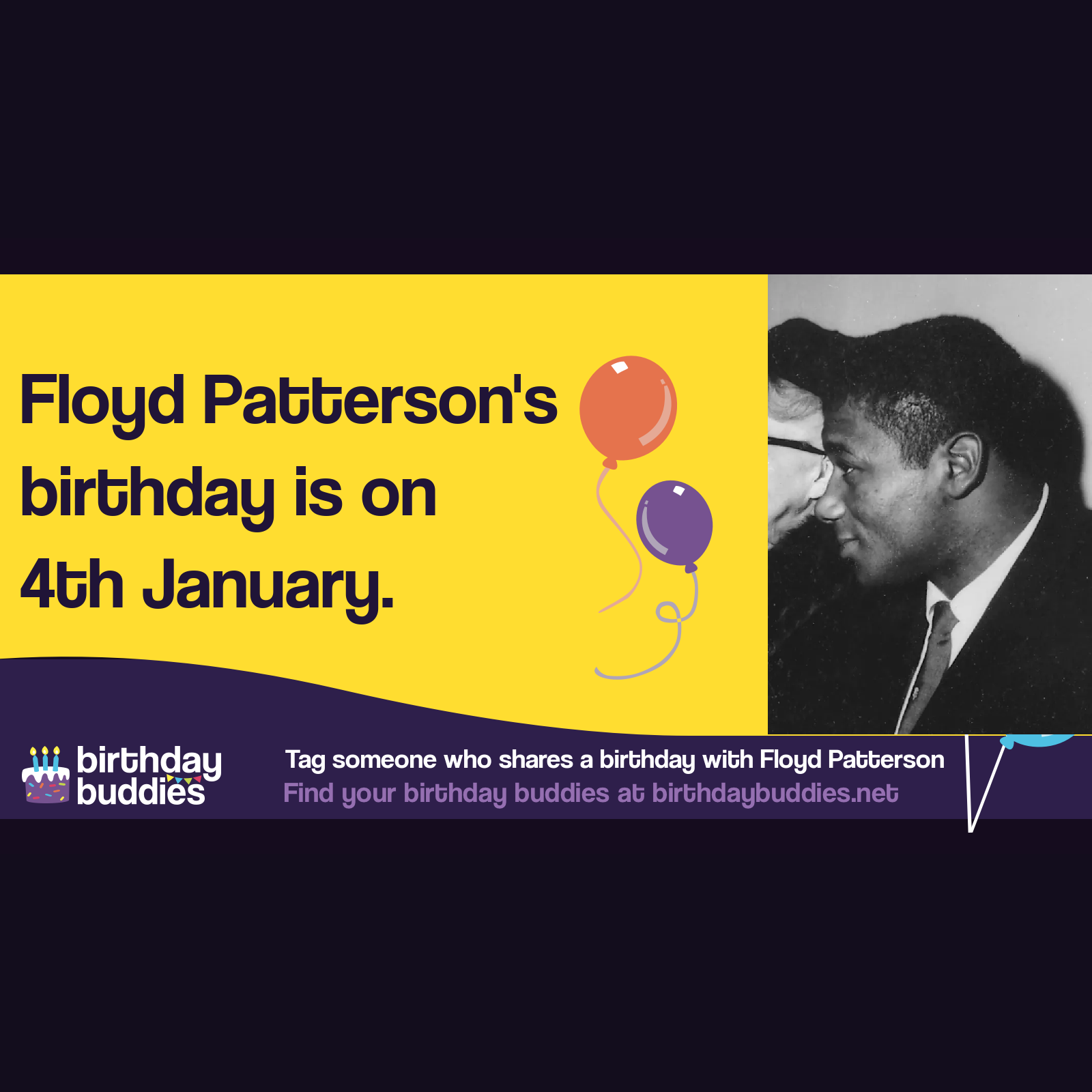 Floyd Patterson's birthday was 4th January 1935