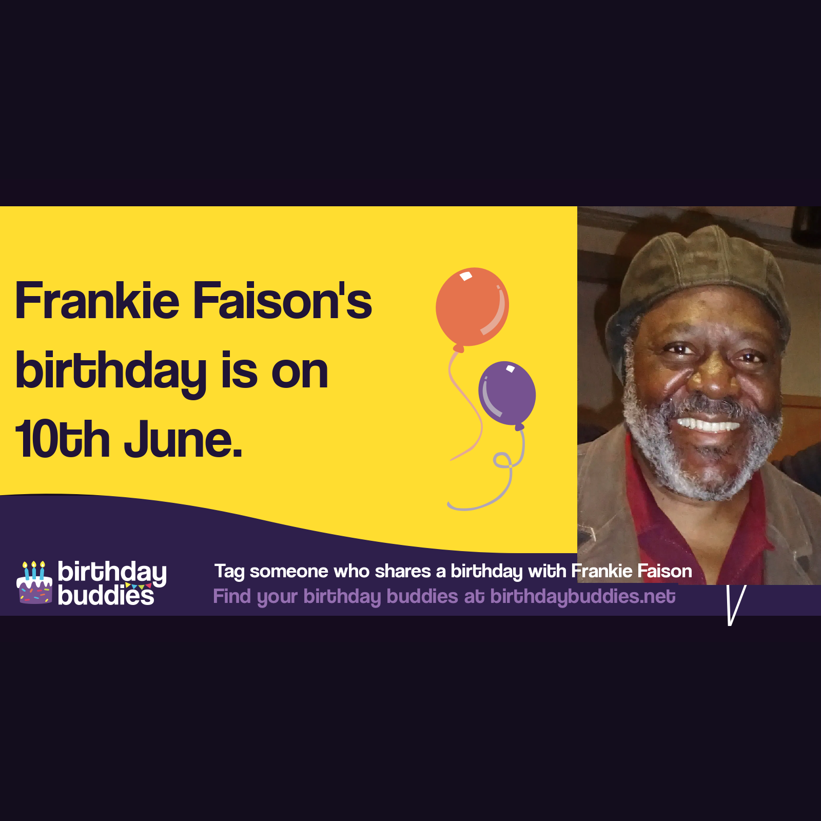 Frankie Faison's birthday is 10th June 1949