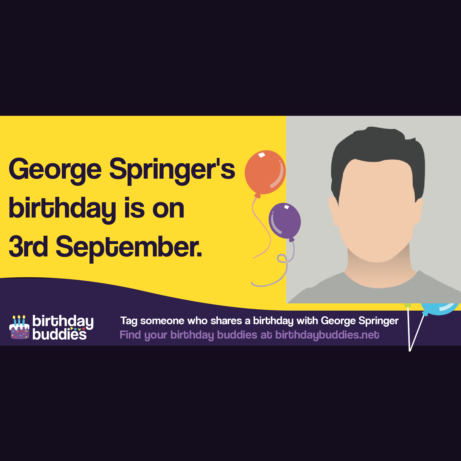 George Springer's birthday was 3rd September 1924