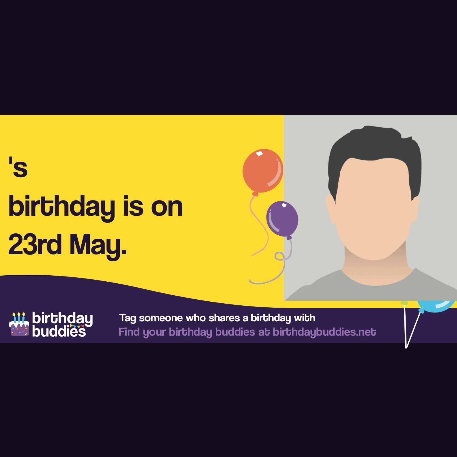 's birthday is 23rd May 1995
