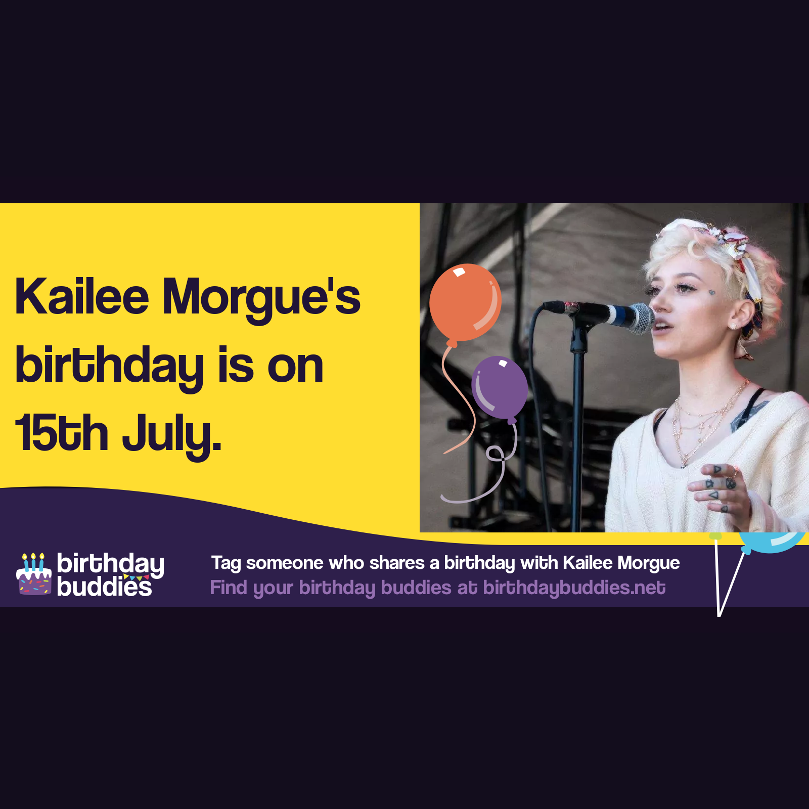 Kailee Morgue's birthday is 15th July 1998