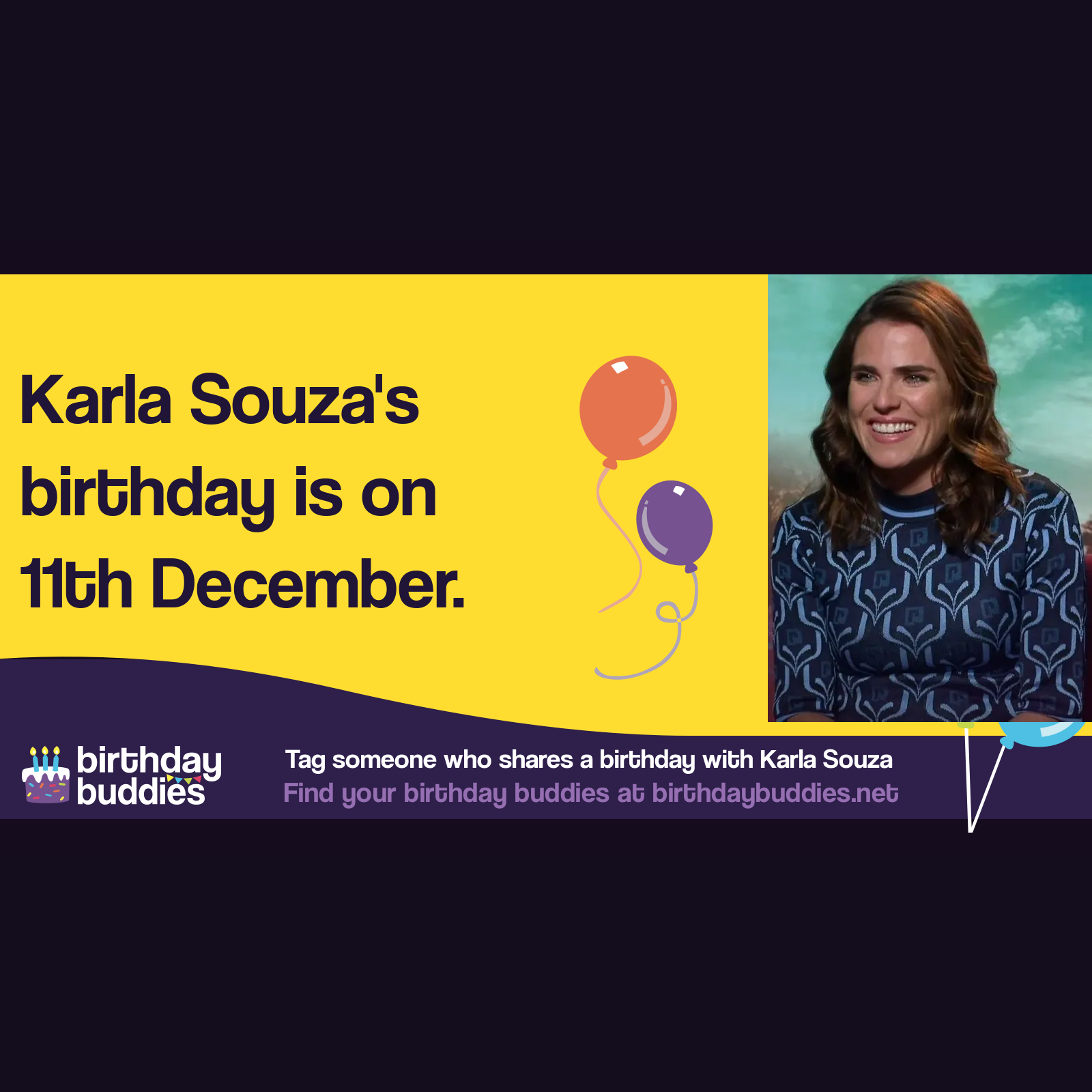 Karla Souza's birthday is 11th December 1985