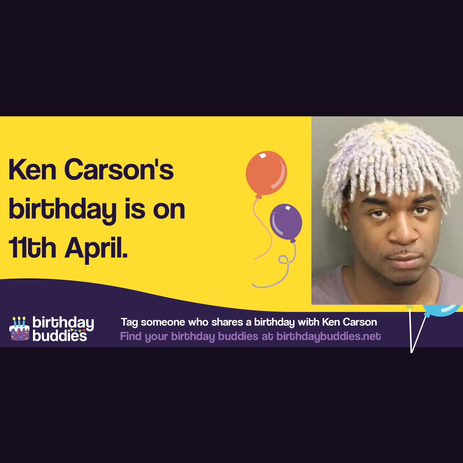 Ken Carson's birthday is 11th April 2000