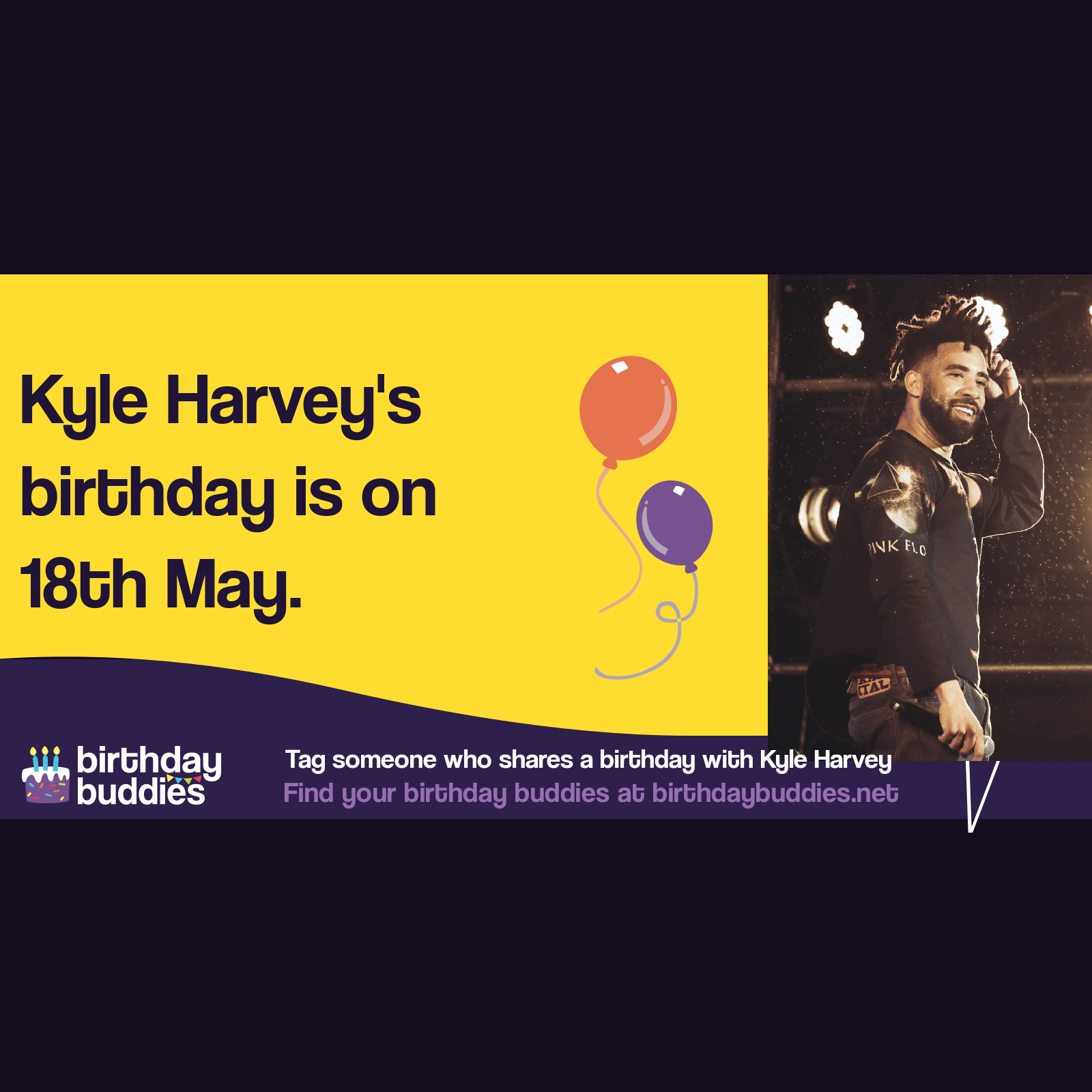 Kyle Harvey's birthday is 18th May 1993