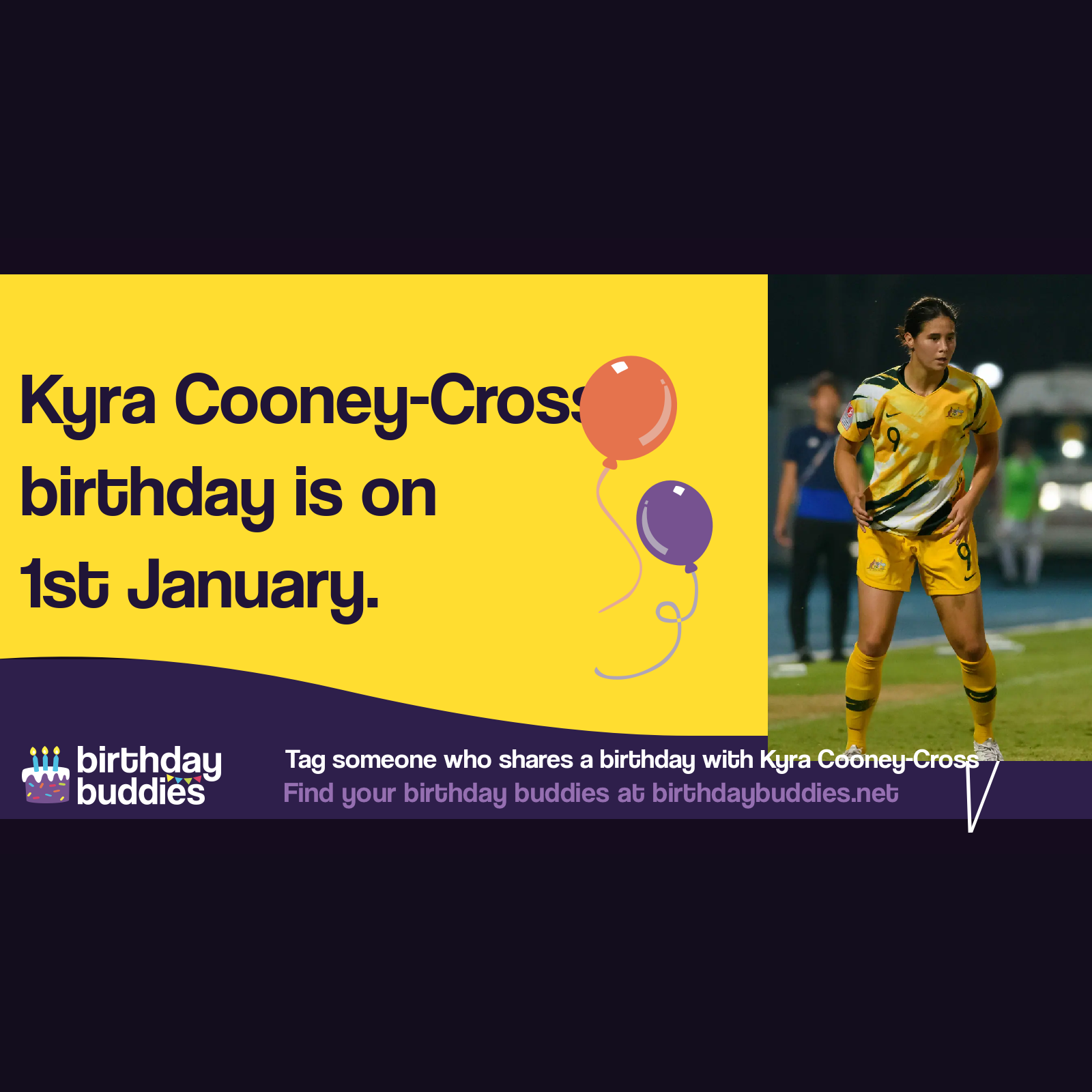 Kyra Cooney-Cross's birthday is 1st January 2002