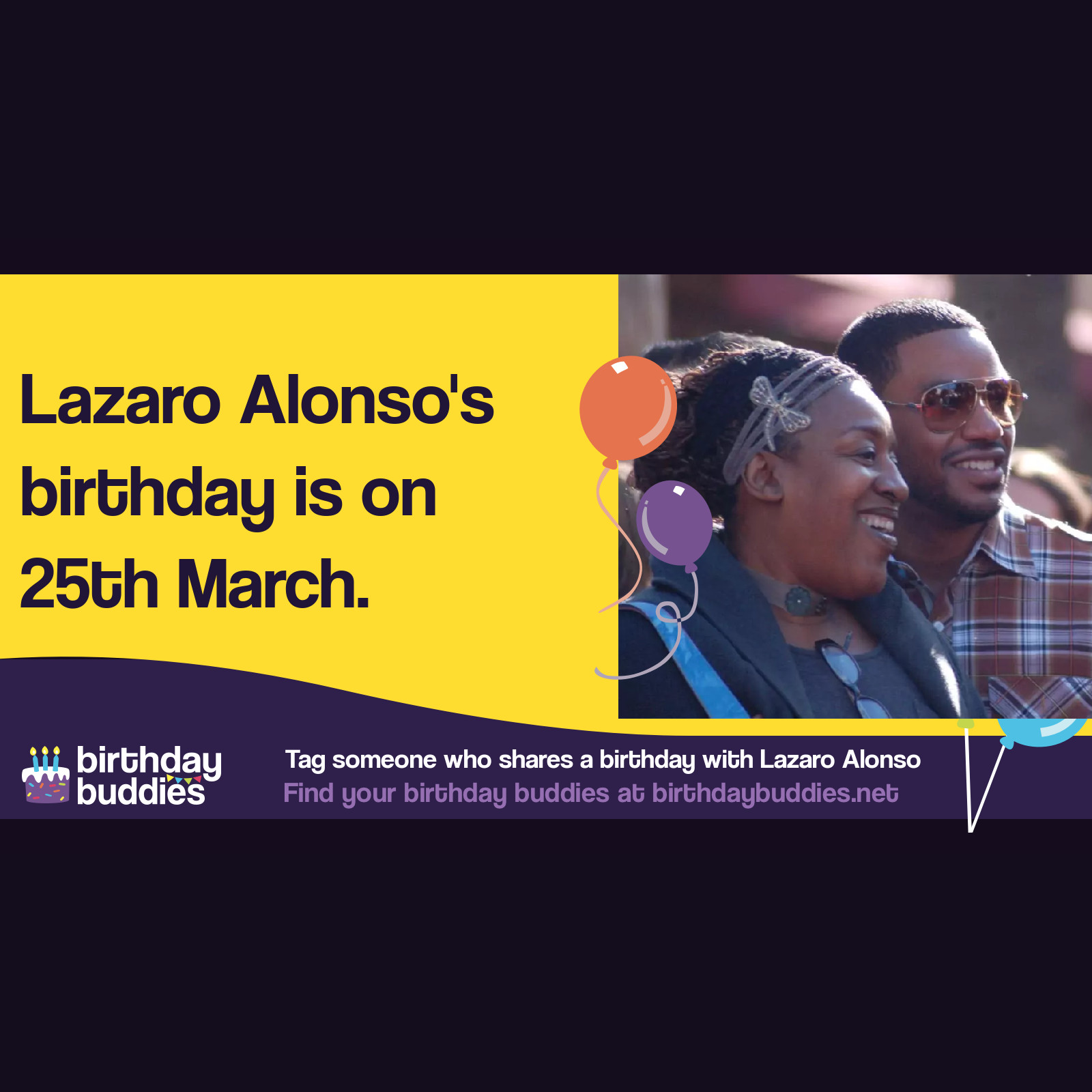 Lazaro Alonso's birthday is 25th March 1974