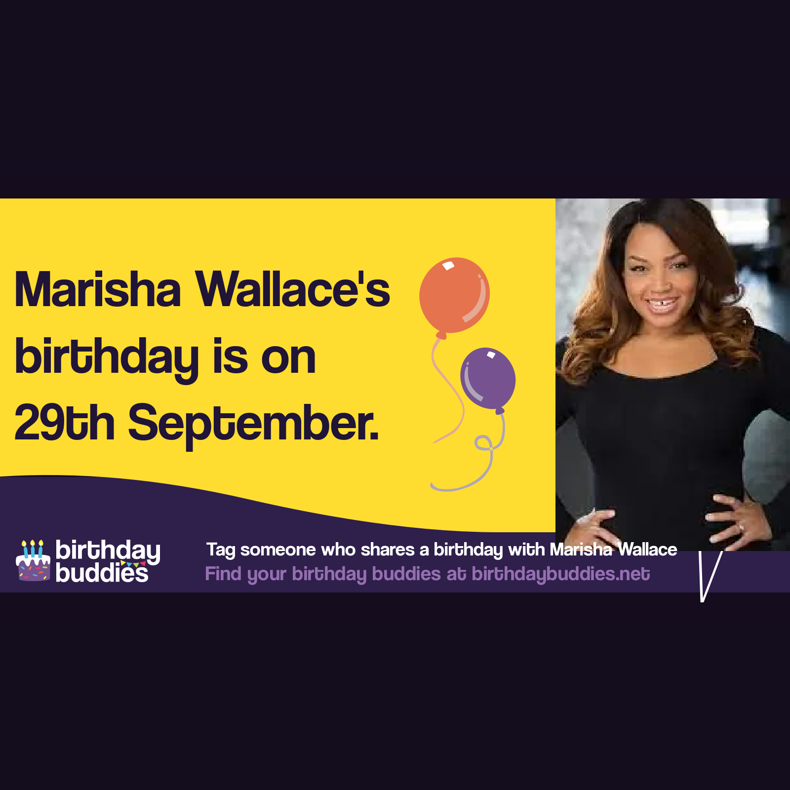 Marisha Wallace's birthday is 29th September 1985