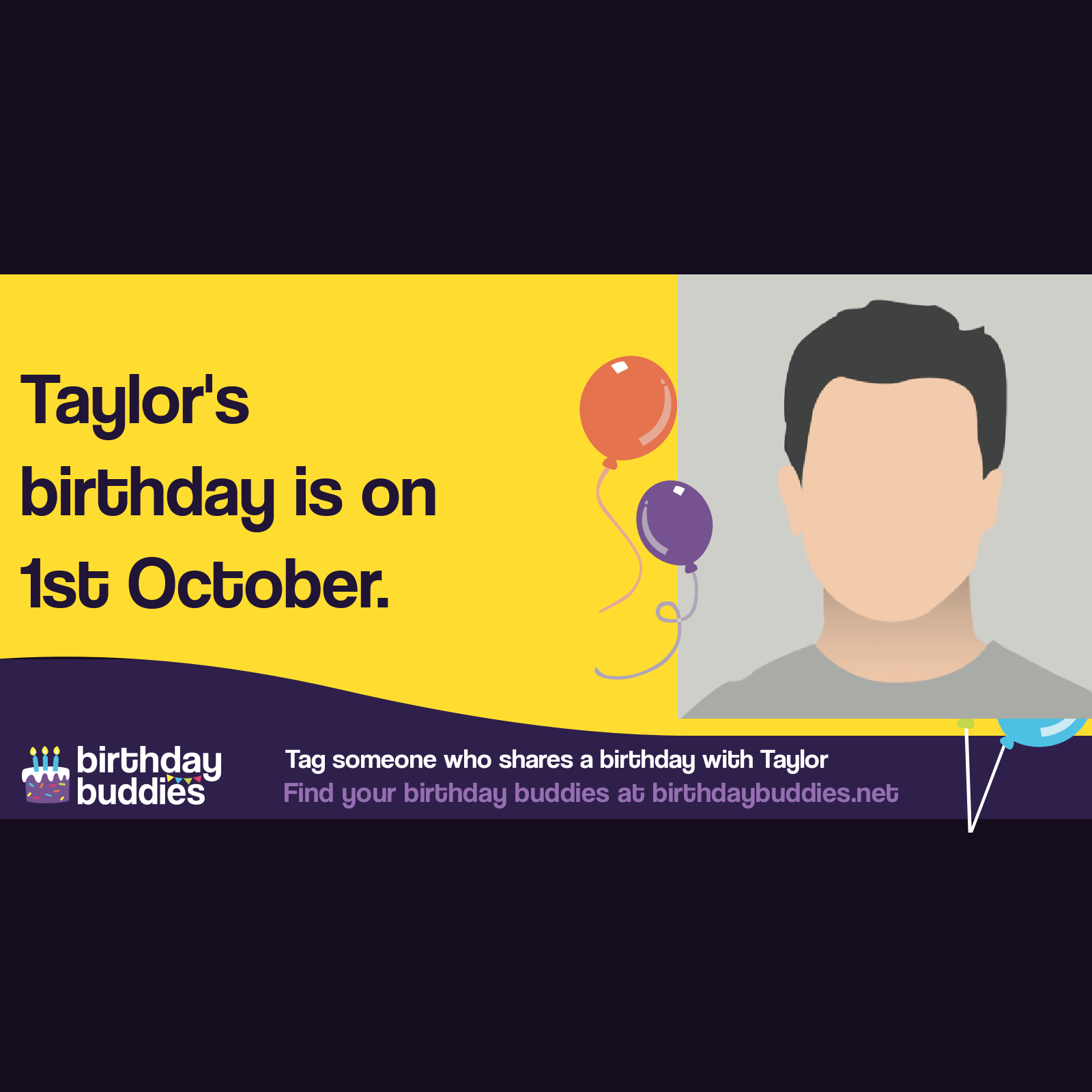 Taylor's birthday is 1st October 2007