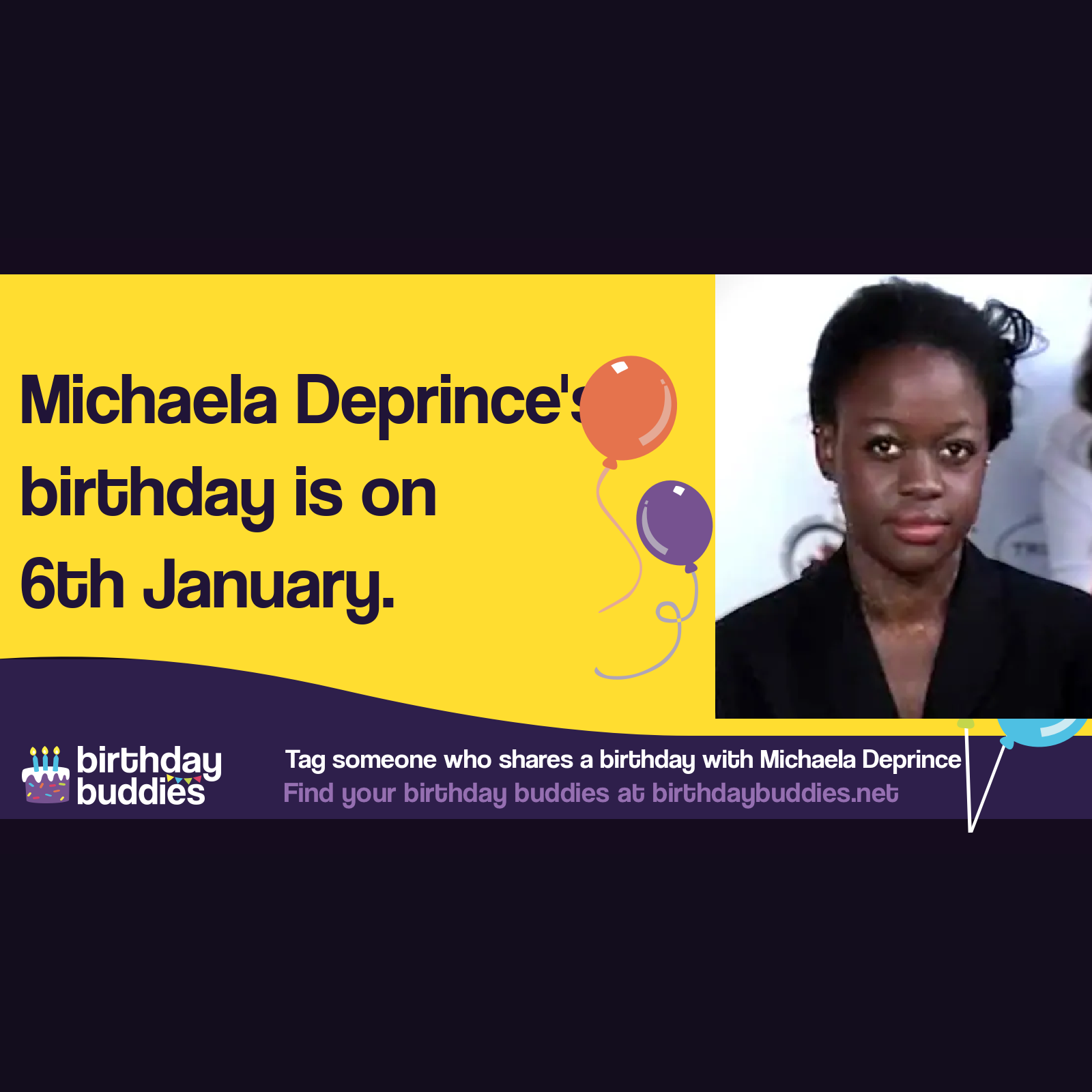 Michaela Deprince's birthday was 6th January 1995