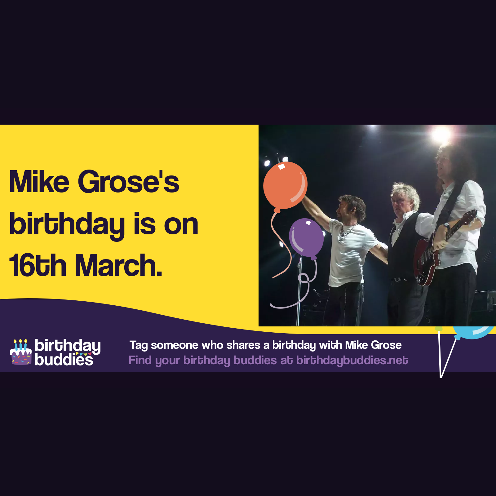 Mike Grose's birthday was 30th November 1900
