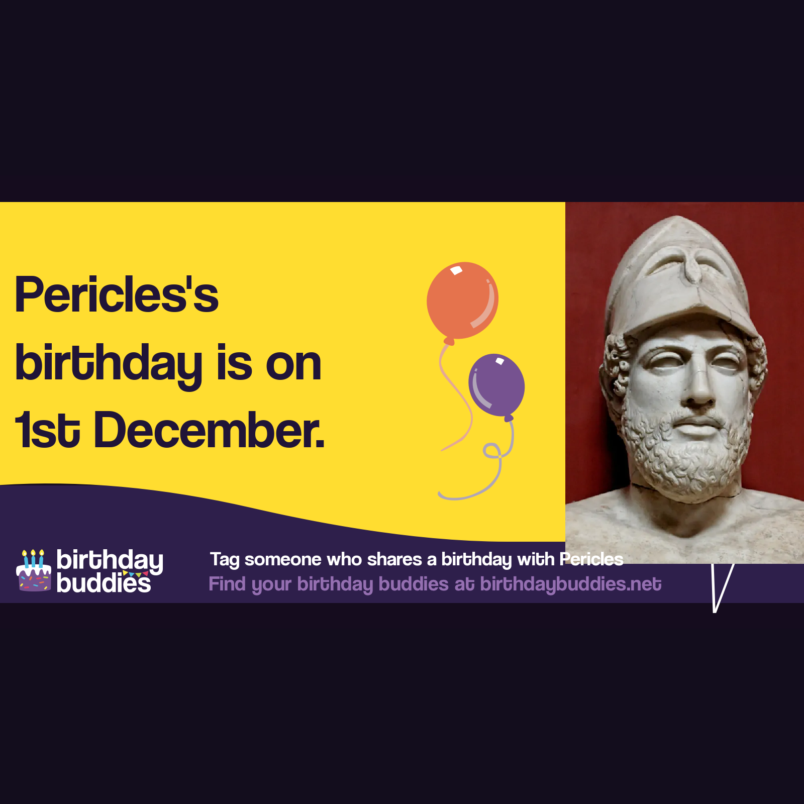 Pericles's birthday was 1st December -0495