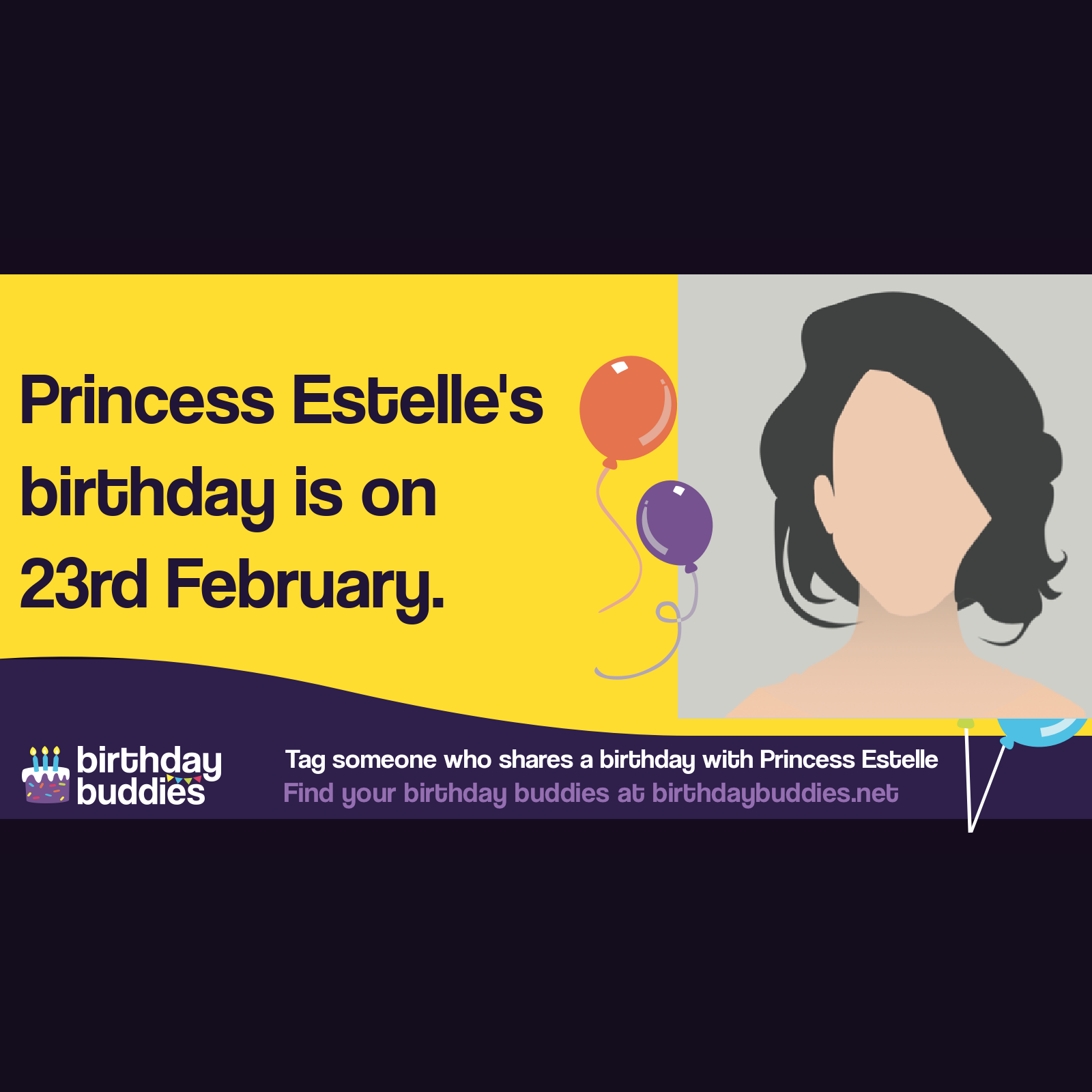 Princess Estelle's birthday is 23rd February 2012