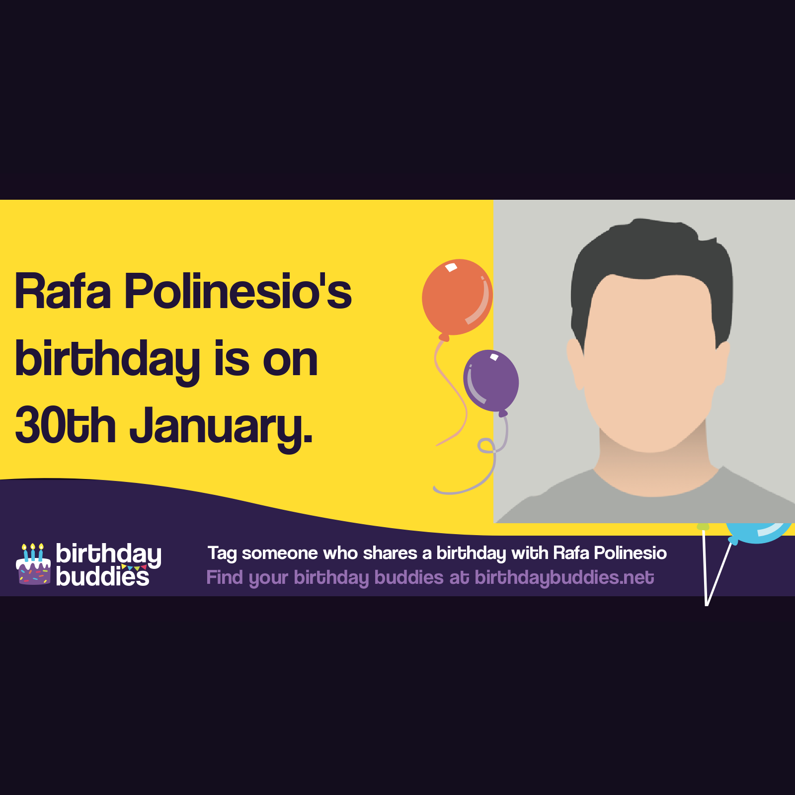 Rafa Polinesio's birthday is 30th January 1990