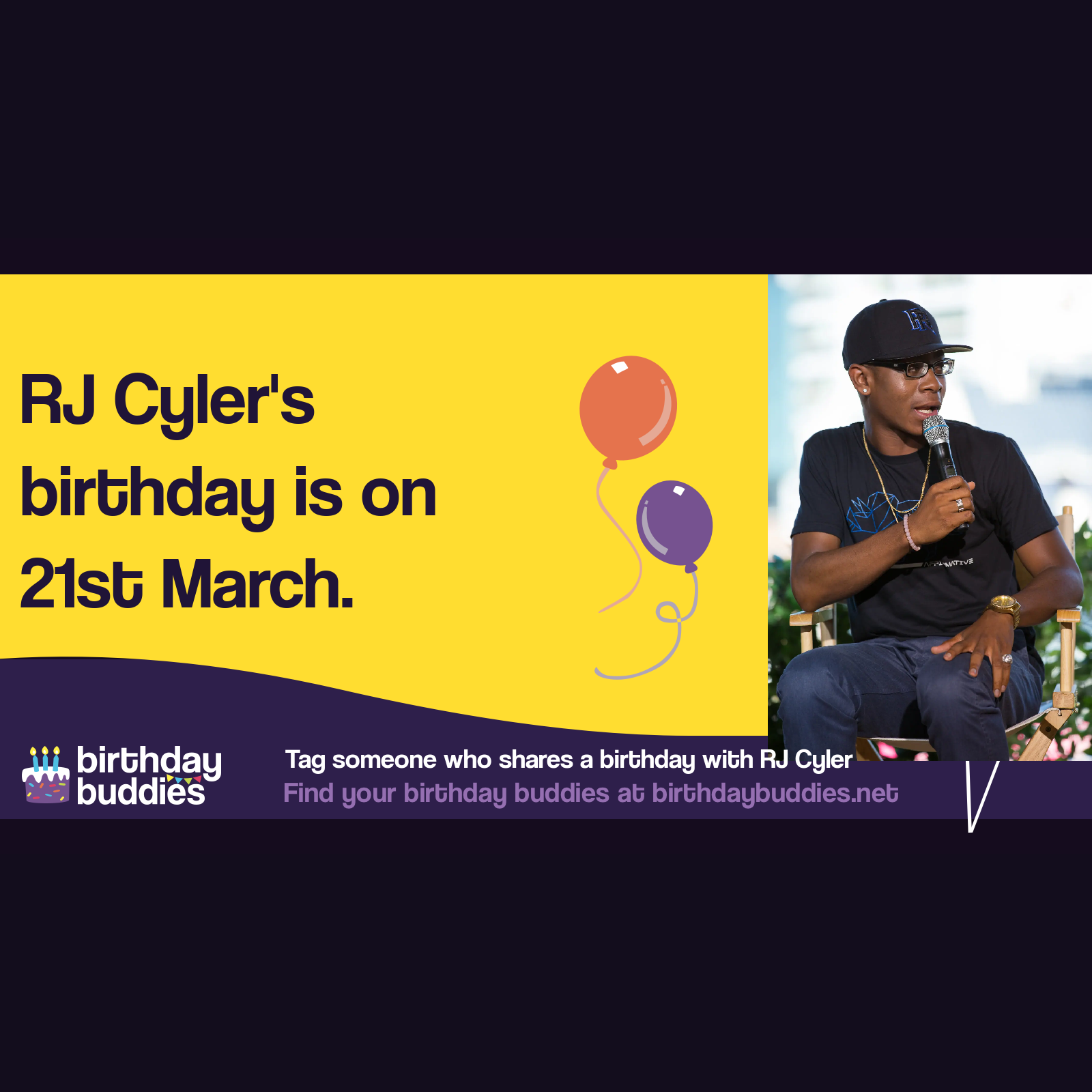 RJ Cyler's birthday is 21st March 1995