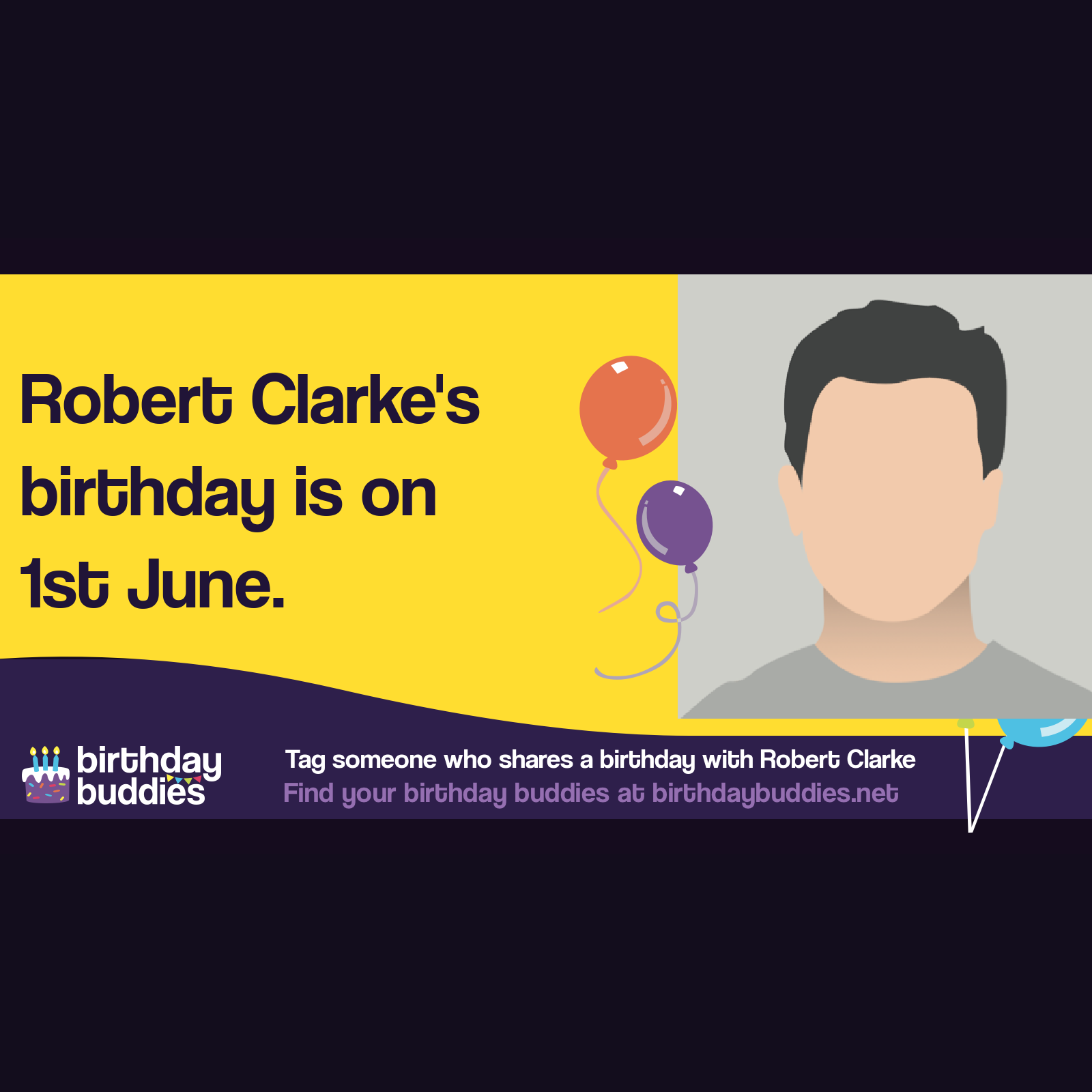 Robert Clarke's birthday was 1st June 1920