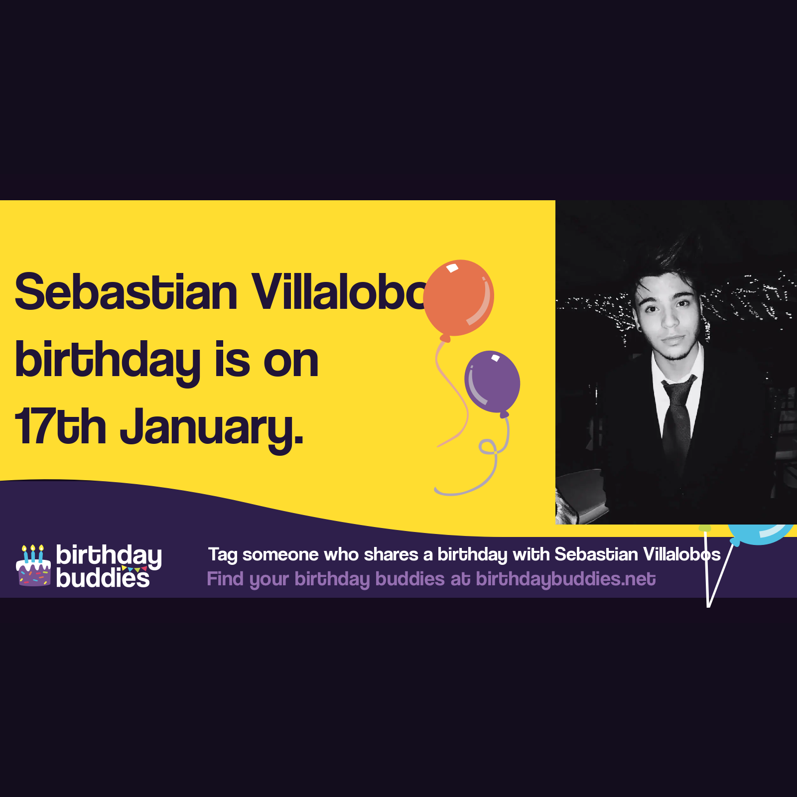 Sebastián Villalobos's birthday is 17th January 1996