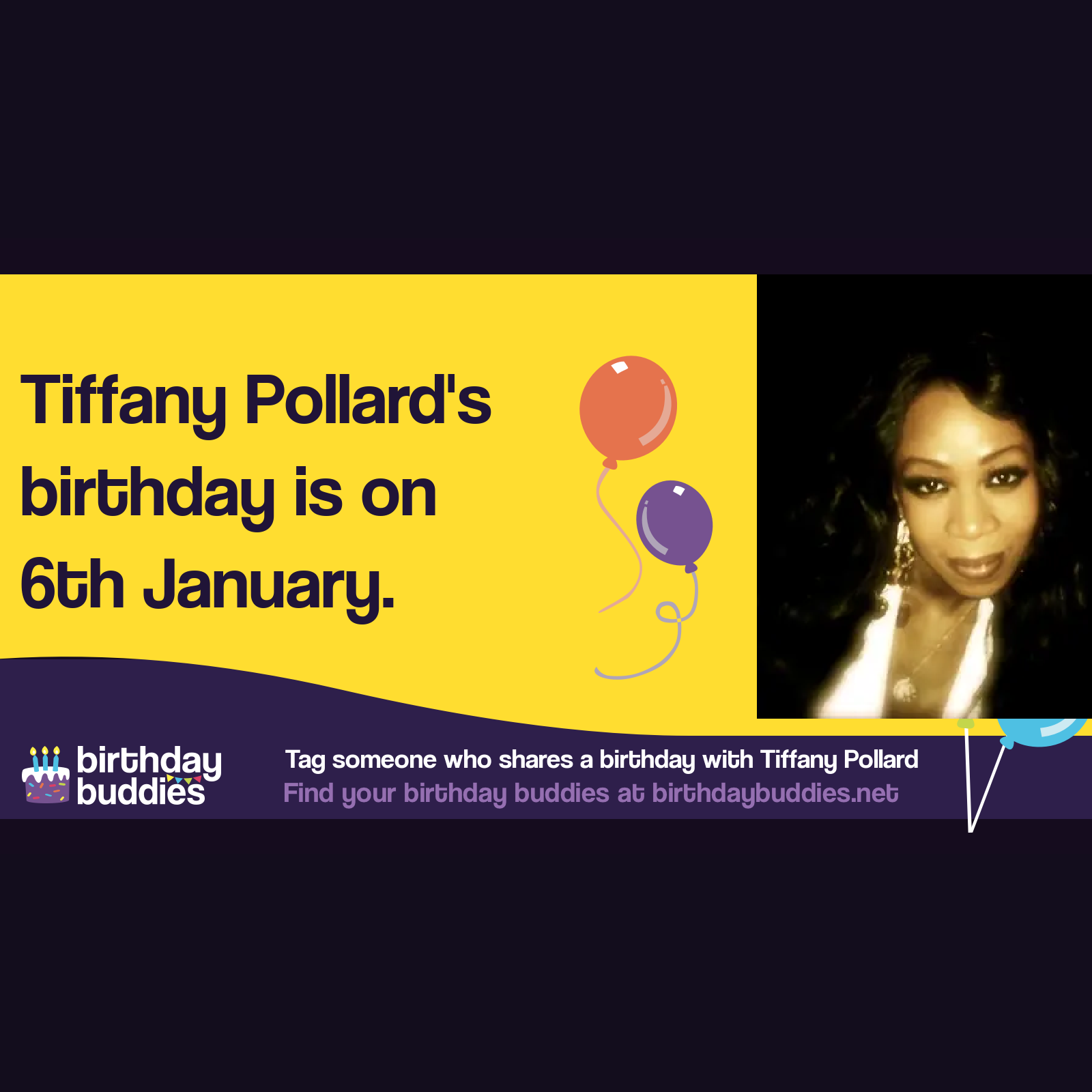 Tiffany Pollard's birthday is 6th January 1982