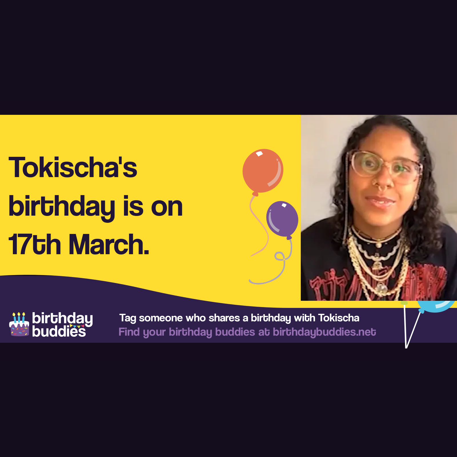 Tokischa's birthday is 17th March 1996