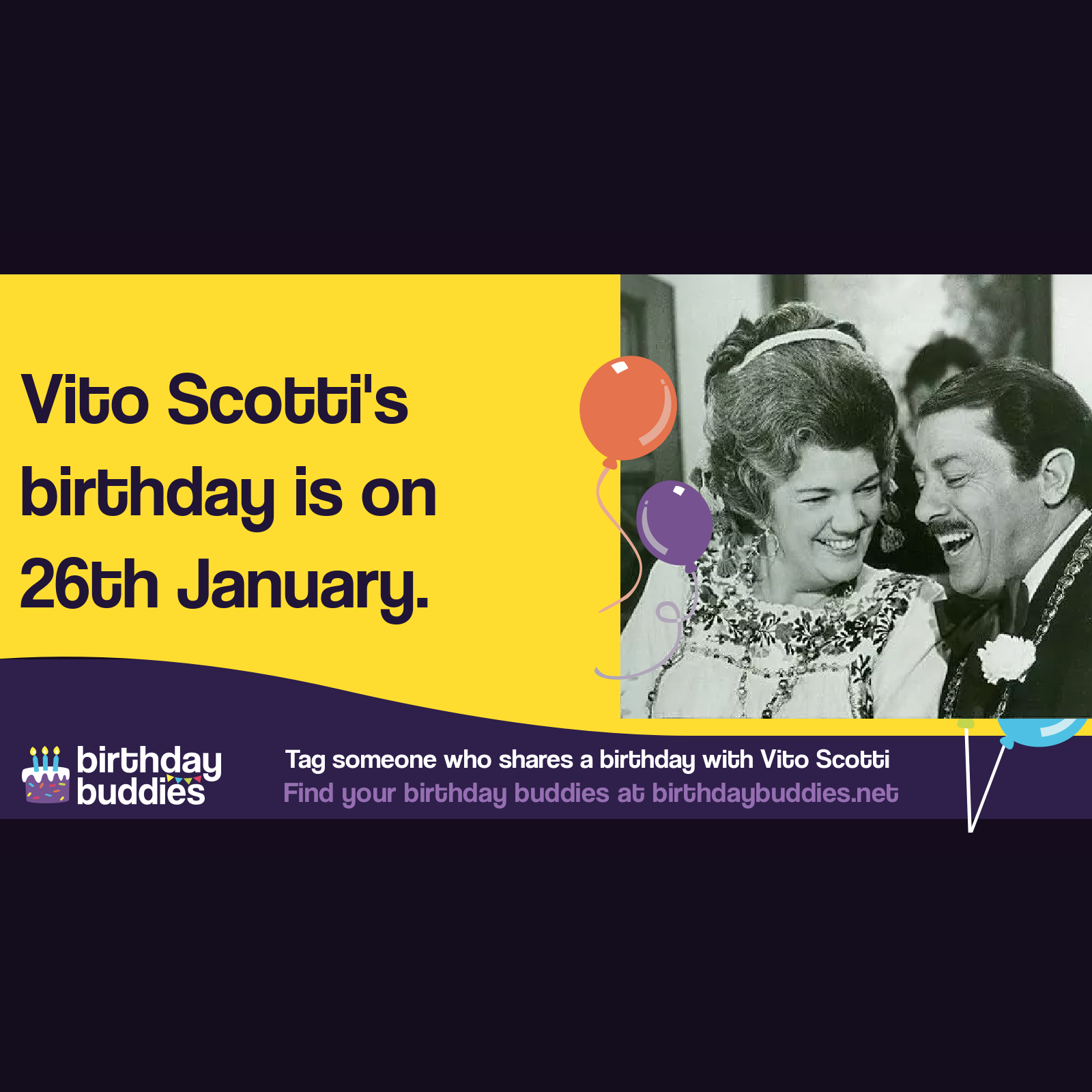 Vito Scotti's birthday was 26th January 1918