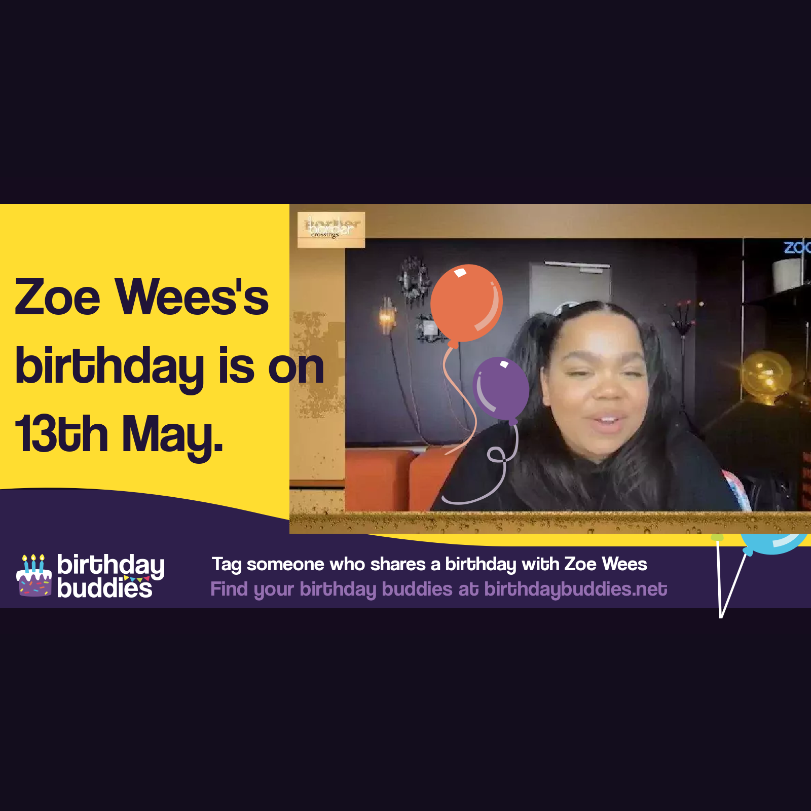 Zoe Wees's birthday is 13th May 2002